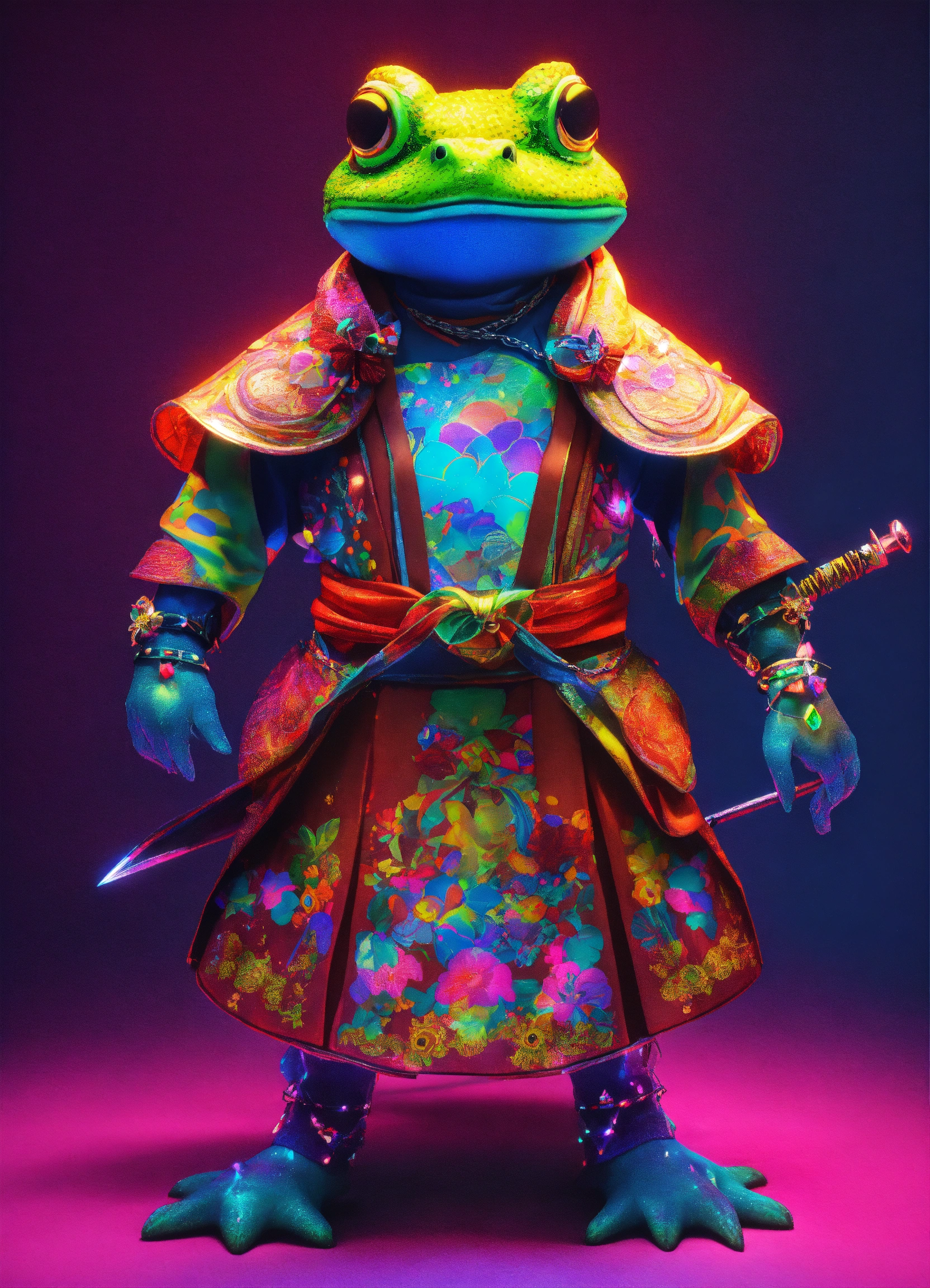 Lexica - Photorealistic Fashion Full body portrait A toad made out of a ...