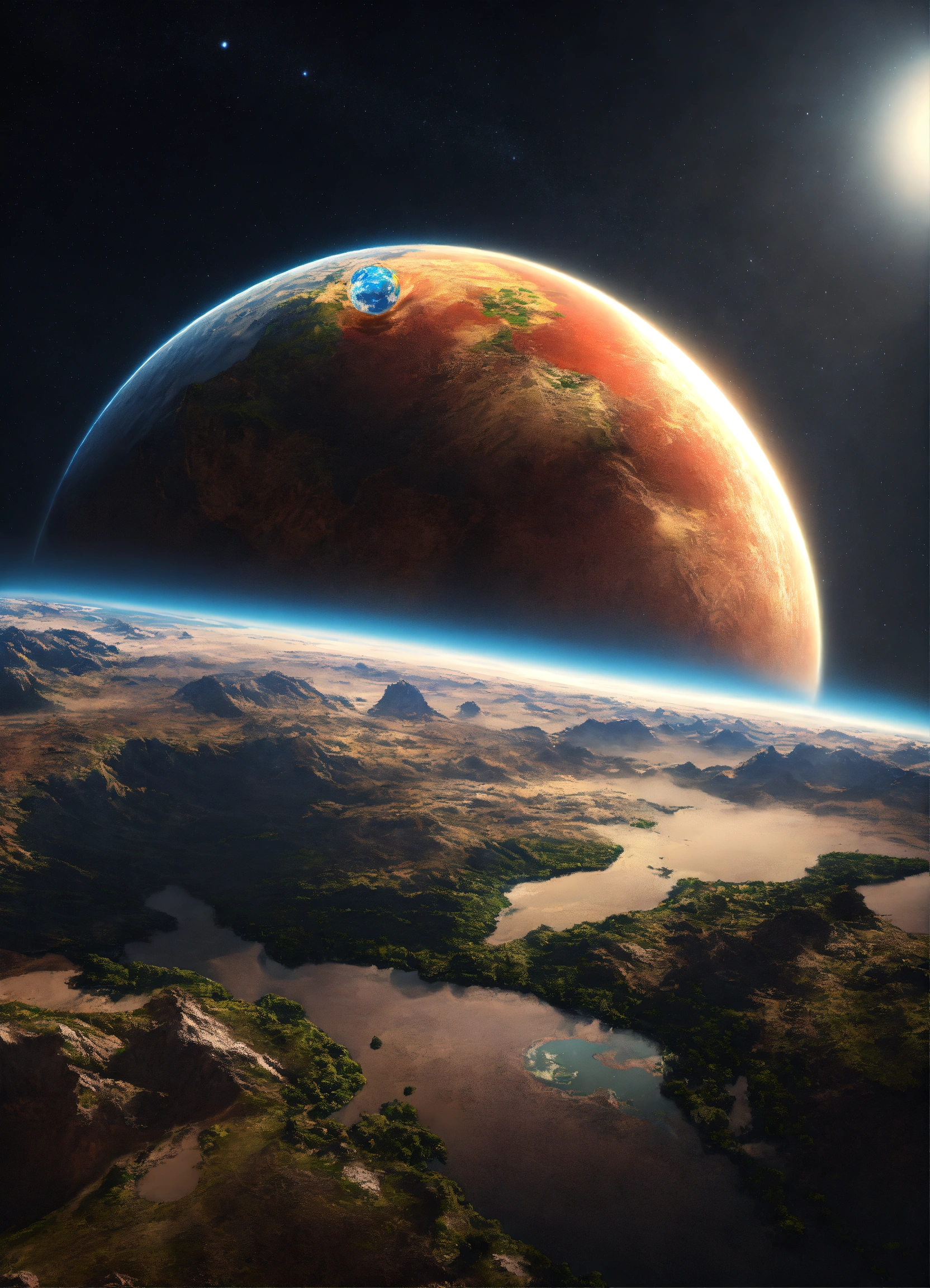 Lexica - Perfectly Round Hyper Realistic Planet Earth 8k