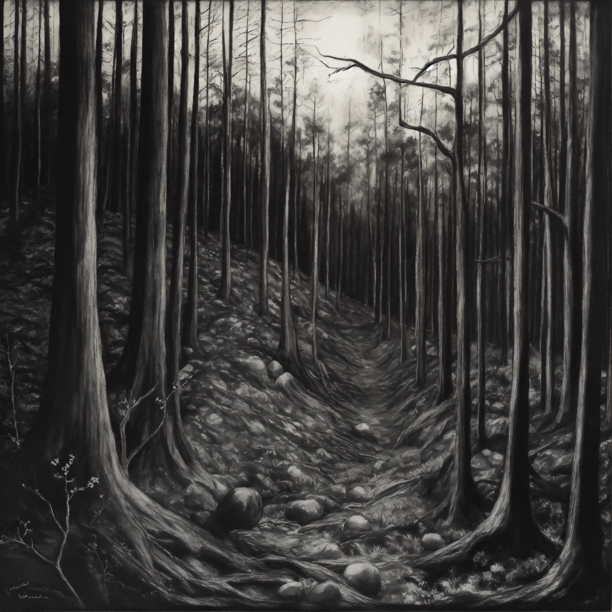 Lexica - A pitch black forest, super macabre in a macabre forest ...