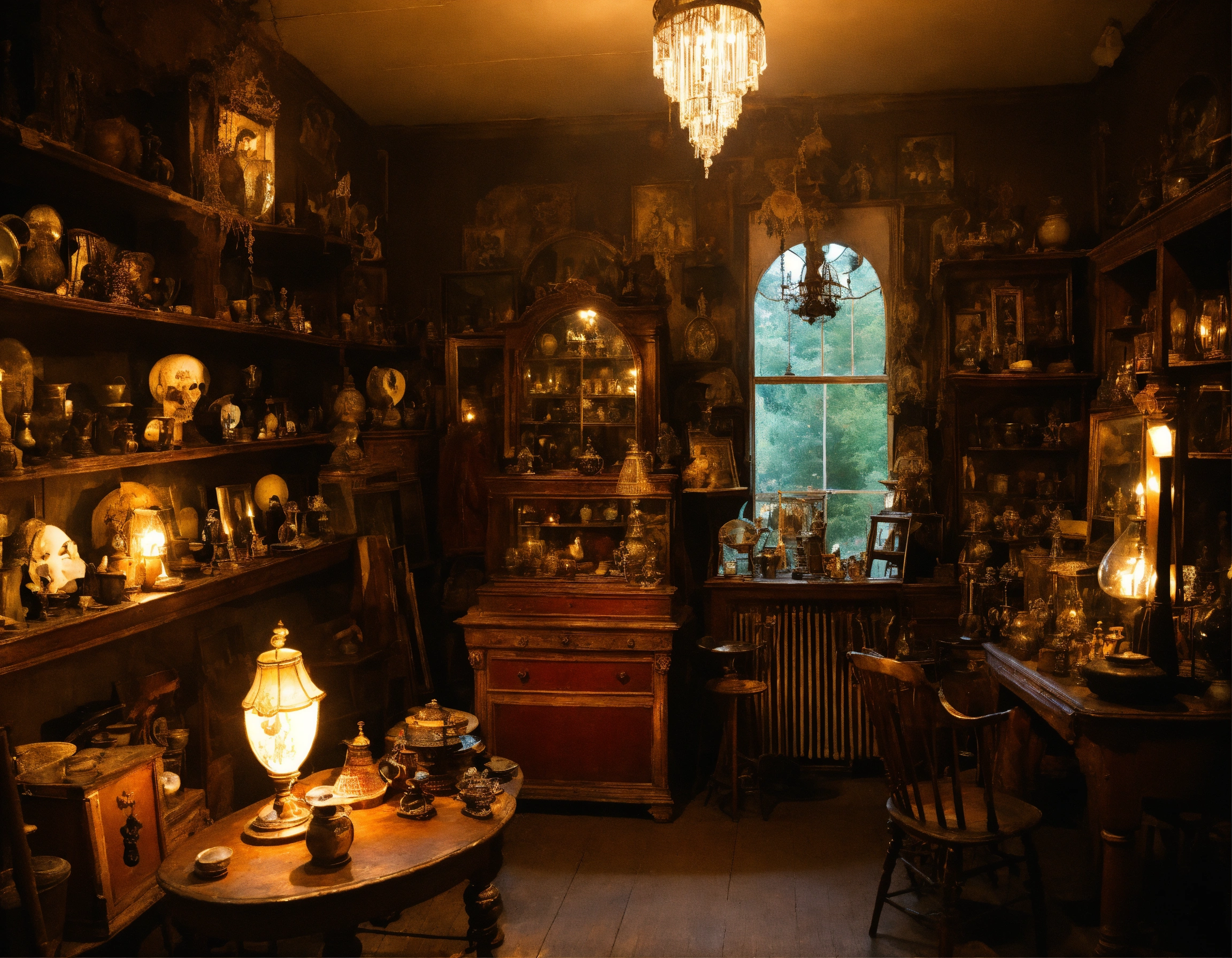 Lexica - Creepy antique shop, mysterious, magical