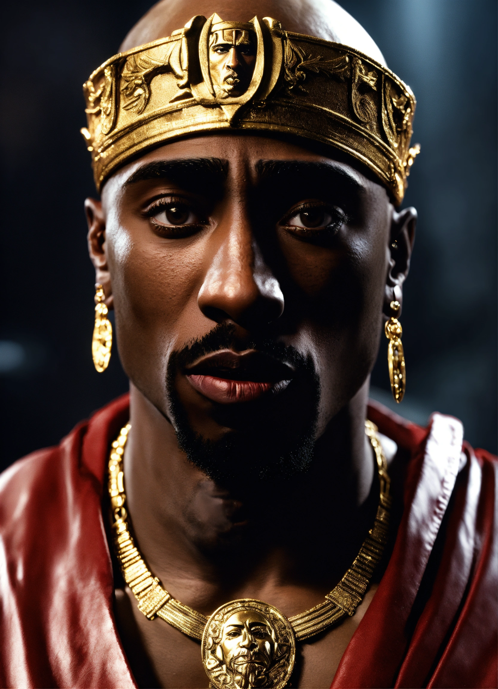 Lexica - Tupac Shakur as Julius Caesar 8k unreal engine render ...