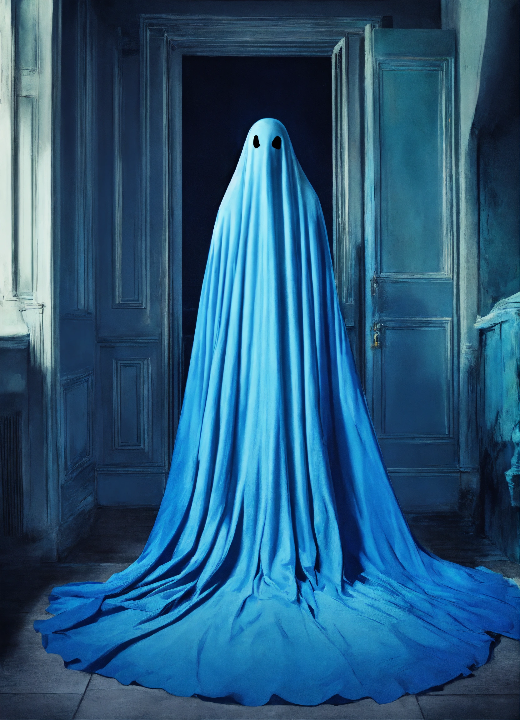 Lexica - A blue coloured ghost