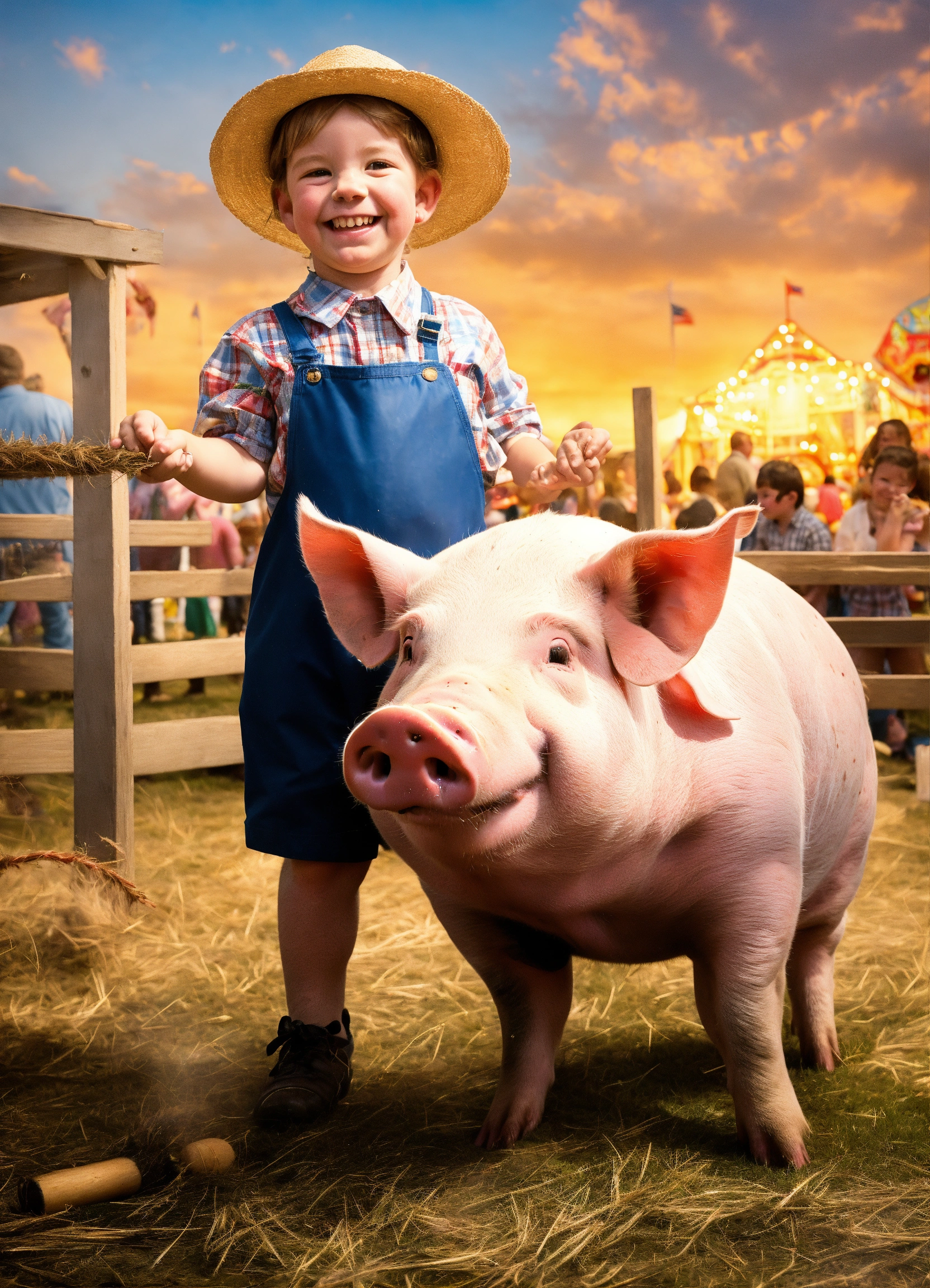 Lexica - The fair's grand event was the Zuckerman's Famous Pig Contest ...