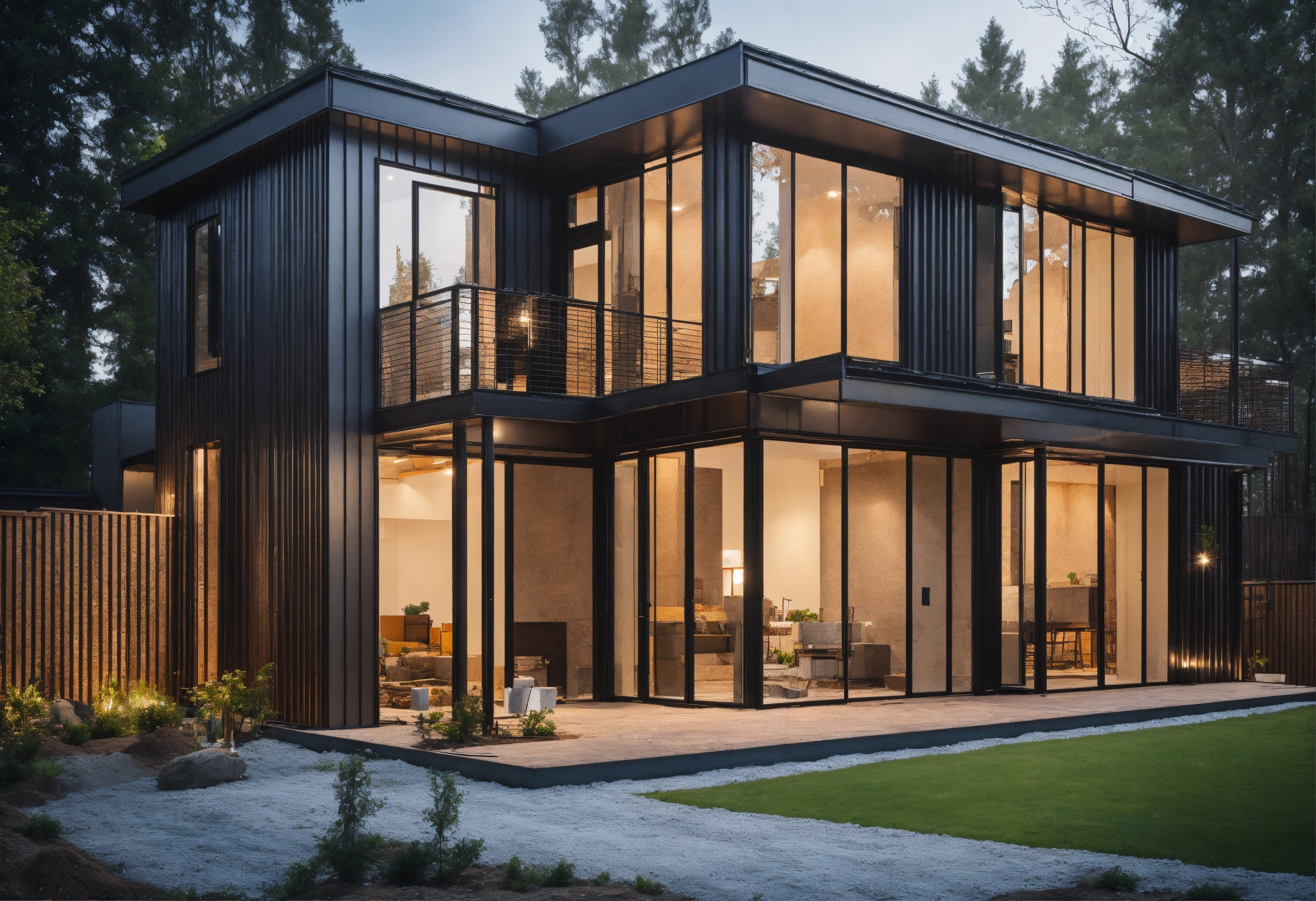 Lexica - House construction with steel profiles