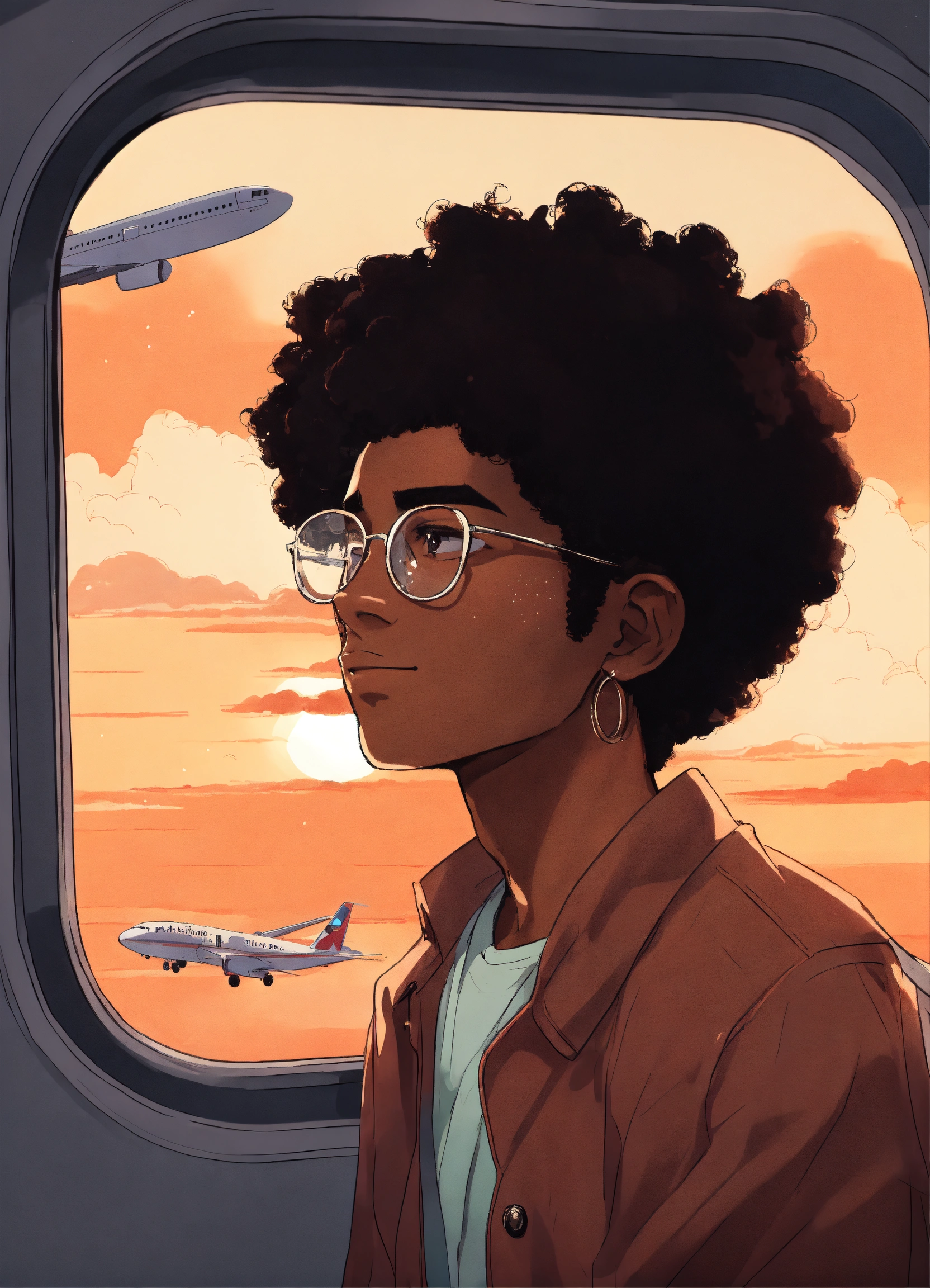 Lexica - Young Belizean male, 20s, rectangular glasses, baby face, slim ...