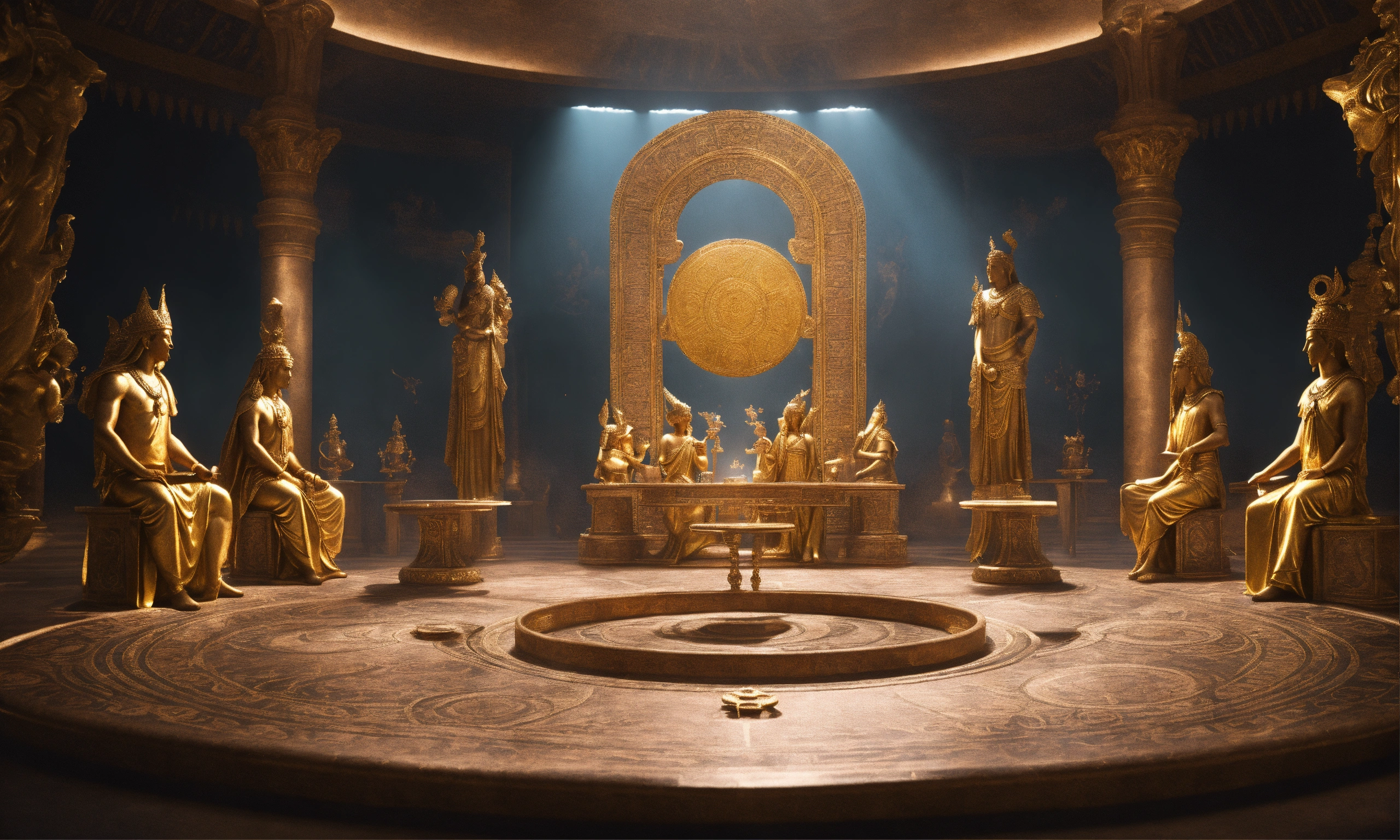 Lexica - In the middle area, gods from different mythologies should be ...