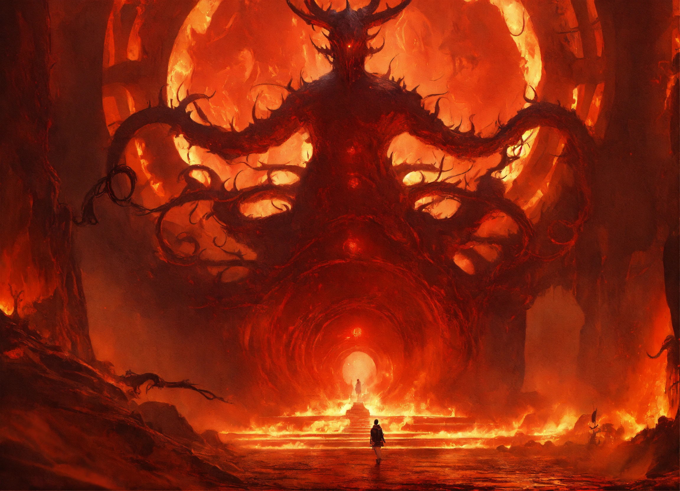 Lexica - Nine circles of hell art station