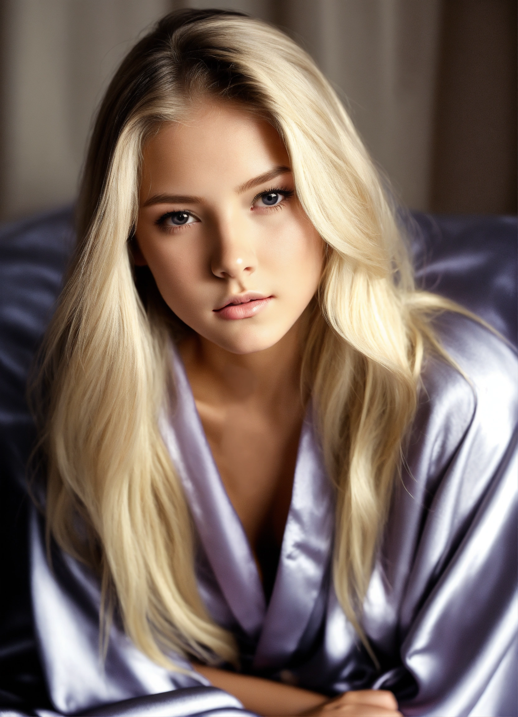 Lexica - Stunning angelic platinum blond very young petite tween with ...