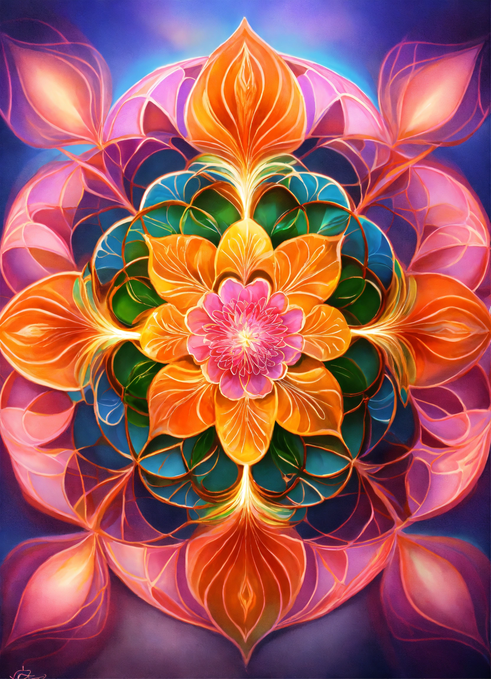 Lexica - Trefle fleur rose fleur symbole spirituel, ADN, connected to ...