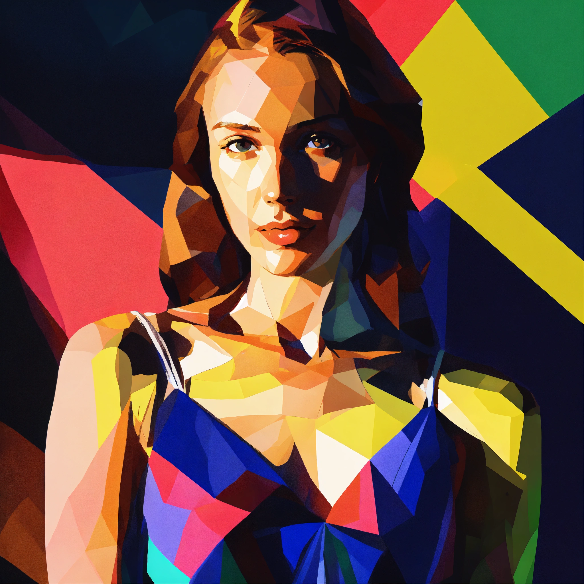 Lexica - Young woman innocent sweet smile, waist up portrait, zoomed ...