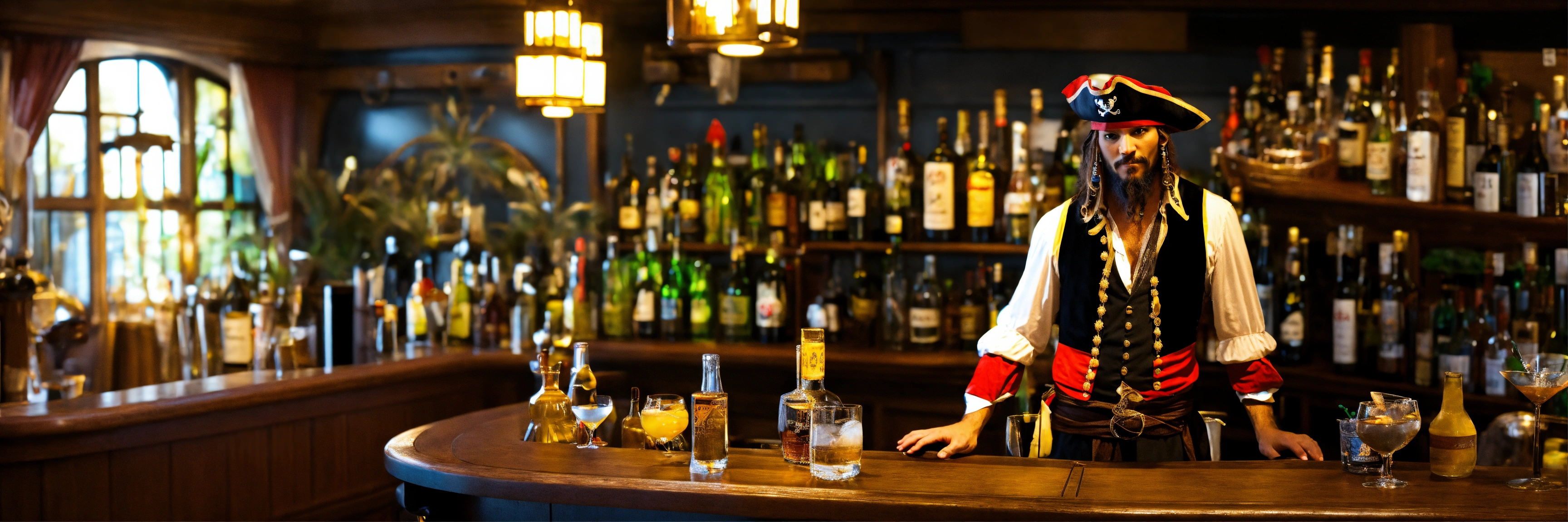 Lexica - Pirate Bartender, 8k