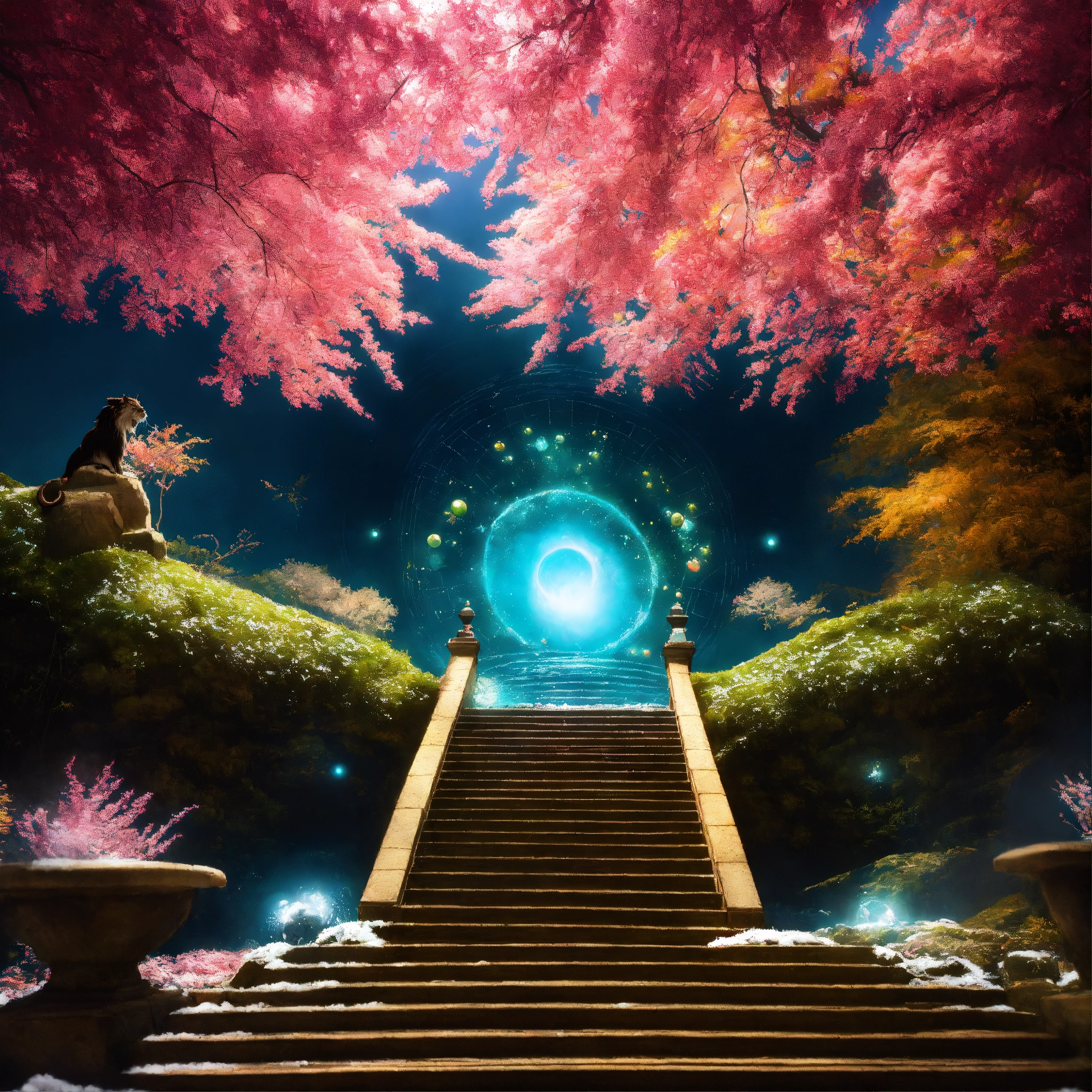 Lexica - Underwater long exposure photography, giant stairs flying in ...