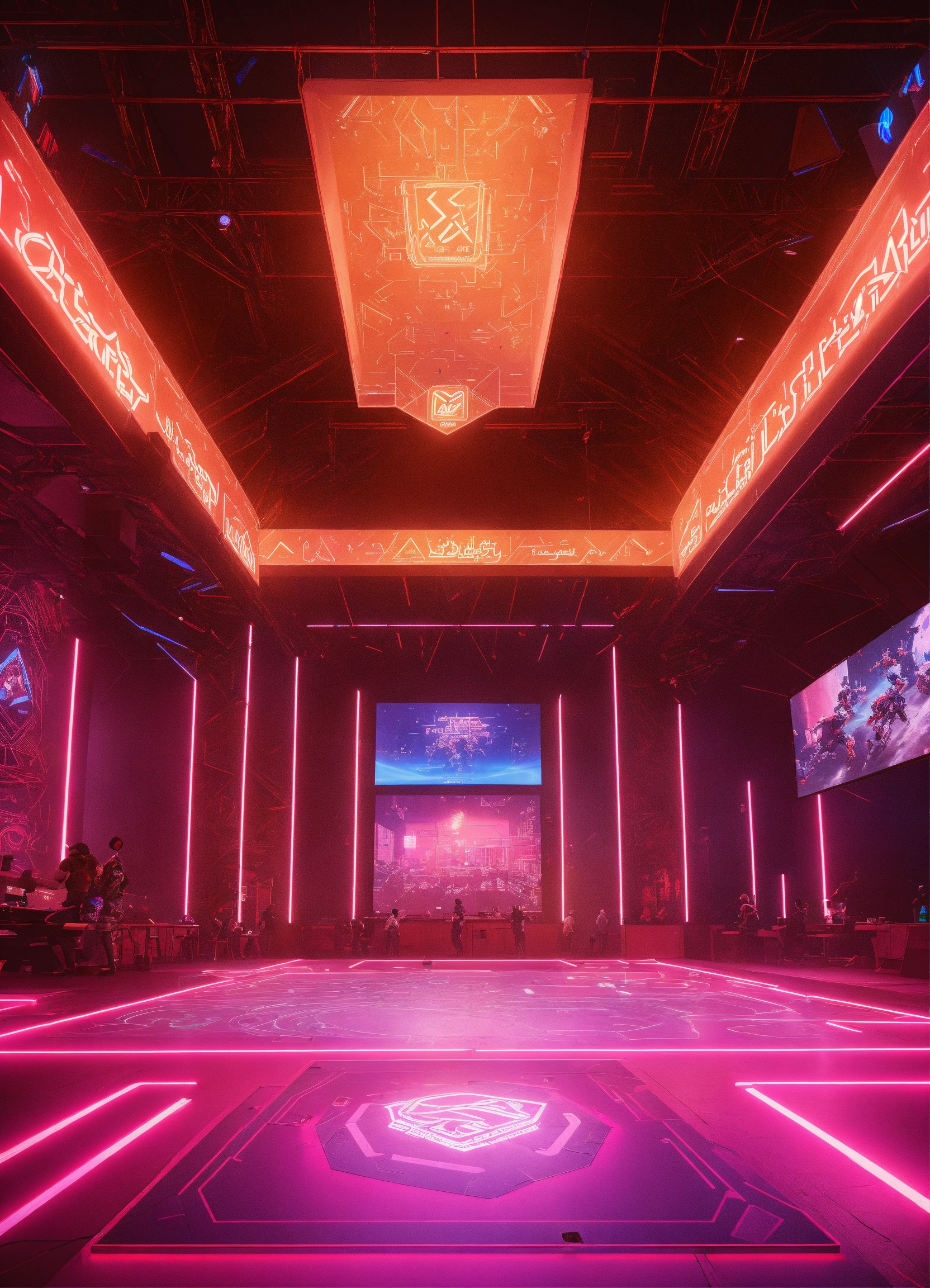 Lexica - Multi-Purpose Event Space Design an esports venue with arabian ...