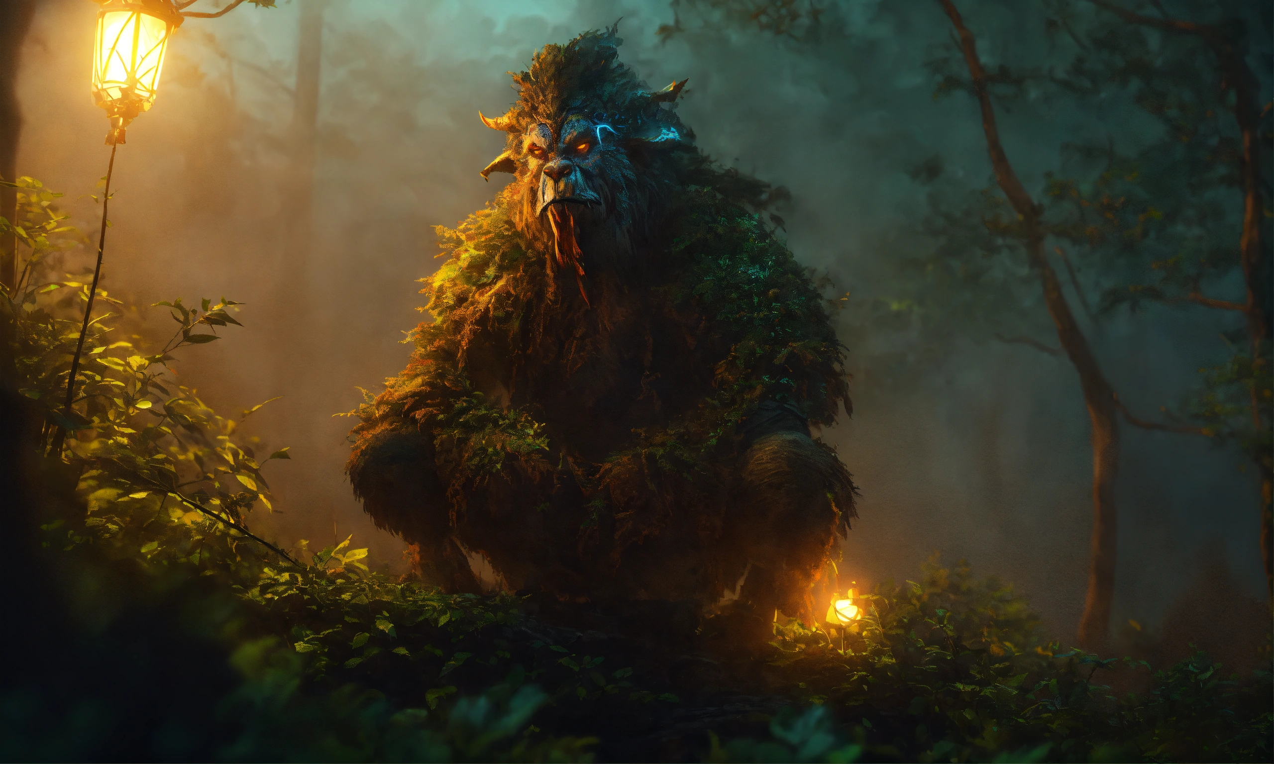 Lexica - Kapre philippines scary hairy humanoid monster smoking a ...