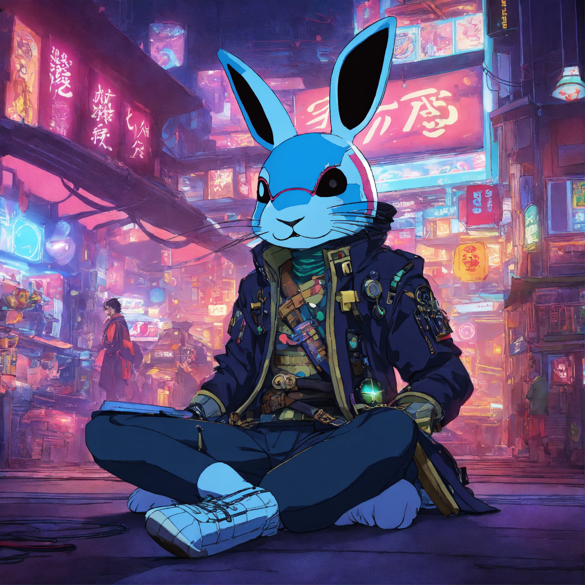 Lexica - Imagine an endearing rabbit character, shaped by the allure of ...