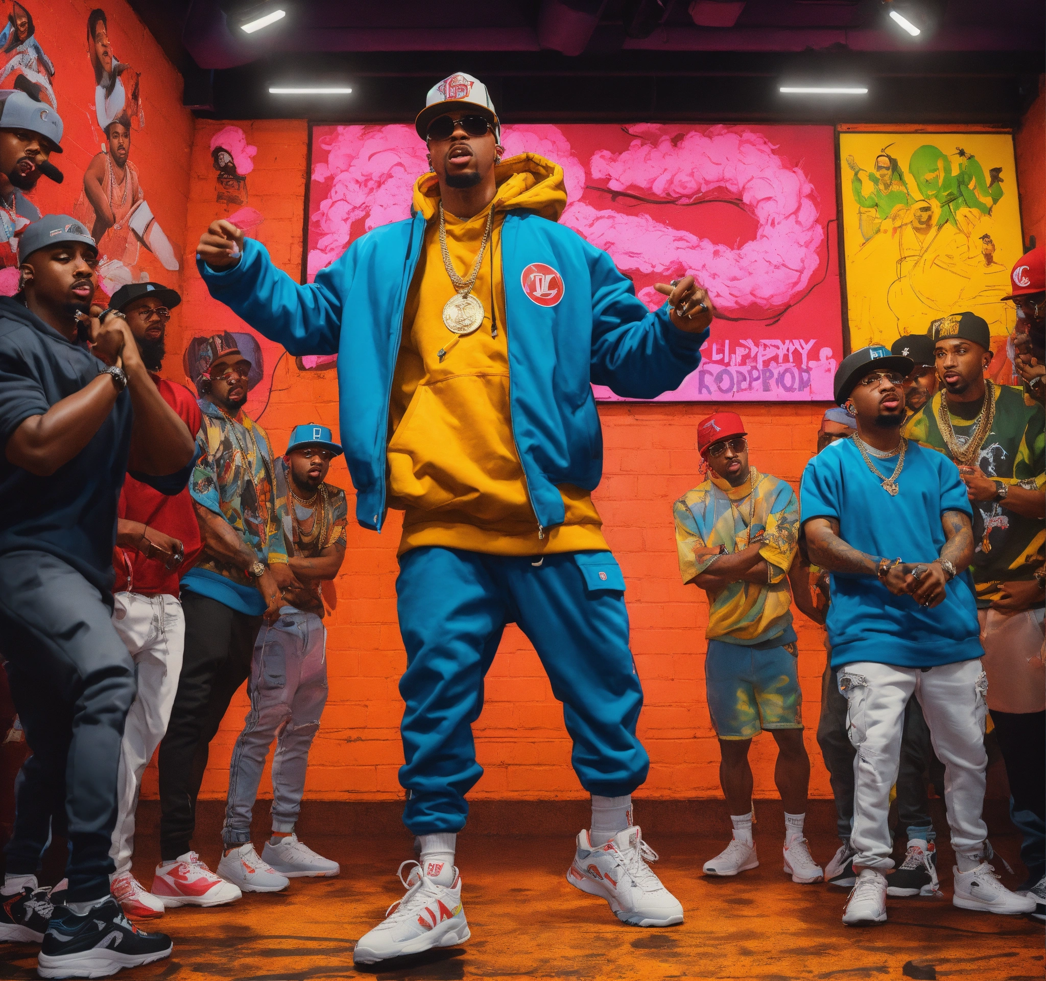 Lexica - Full body Pop art, hyperrealist portrait of rapper "Cassidy ...