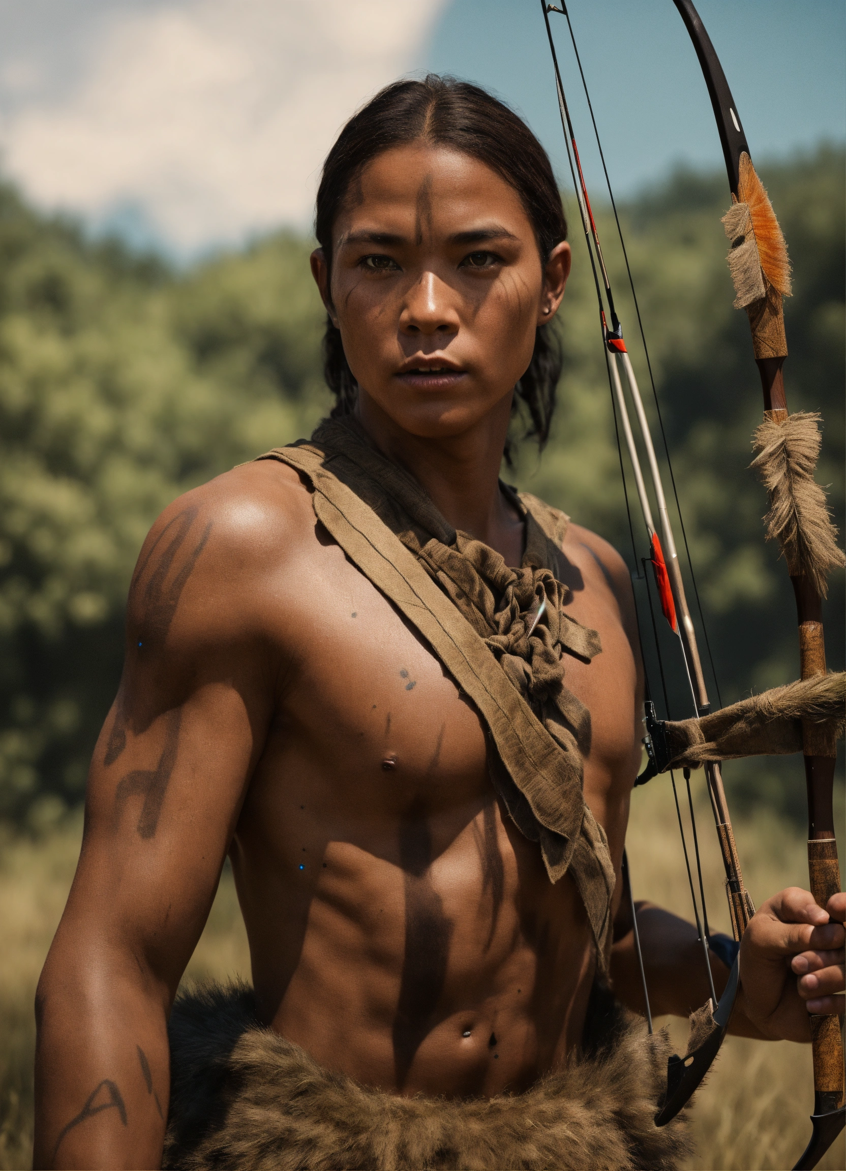 Lexica - Generate a hyper-realistic 4K resolution AI image of primitive ...