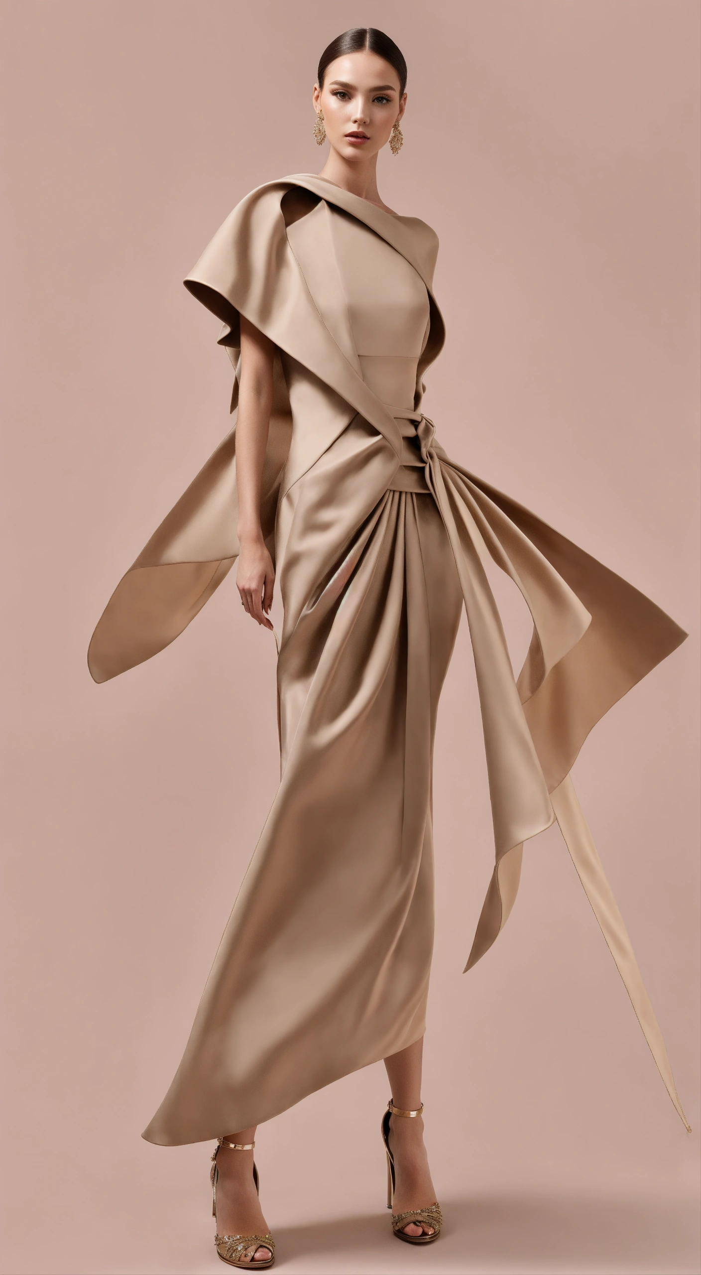 Lexica - Innovative haute couture fashion design wide sculptural ...