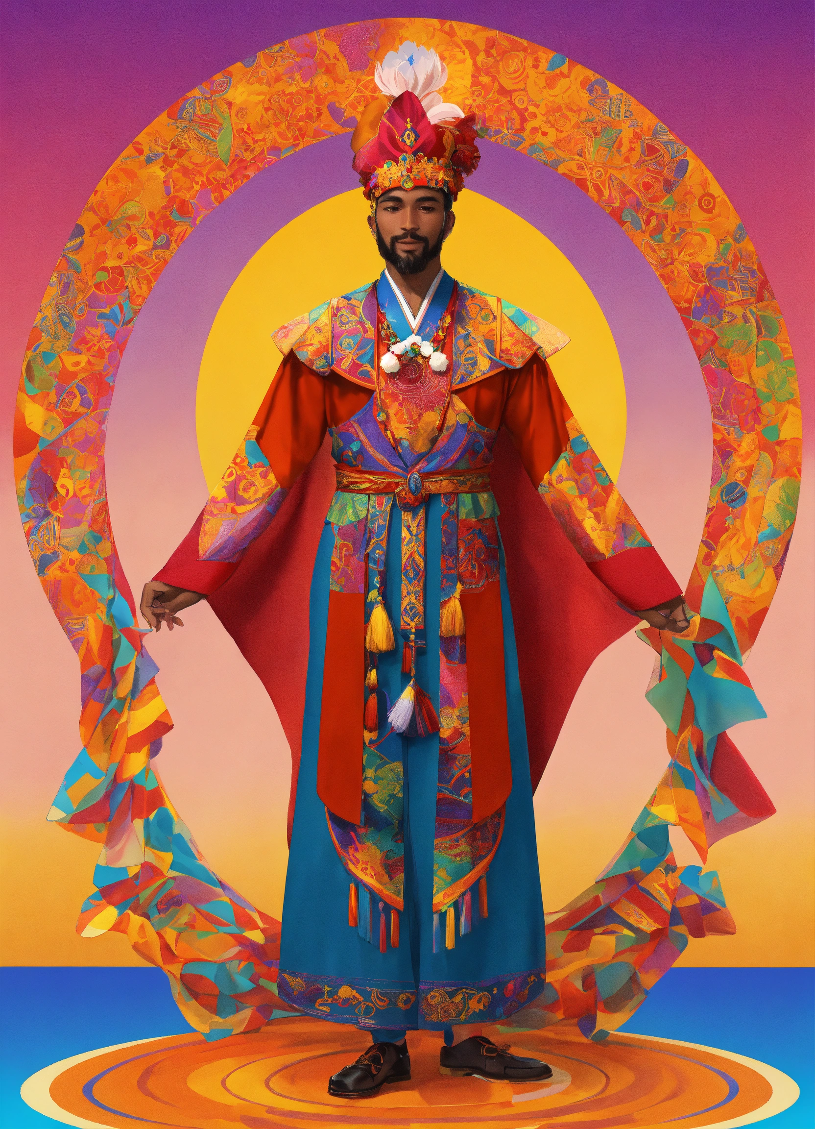 Lexica - Unity Uplifter's costume symbolizes unity and strength. He ...