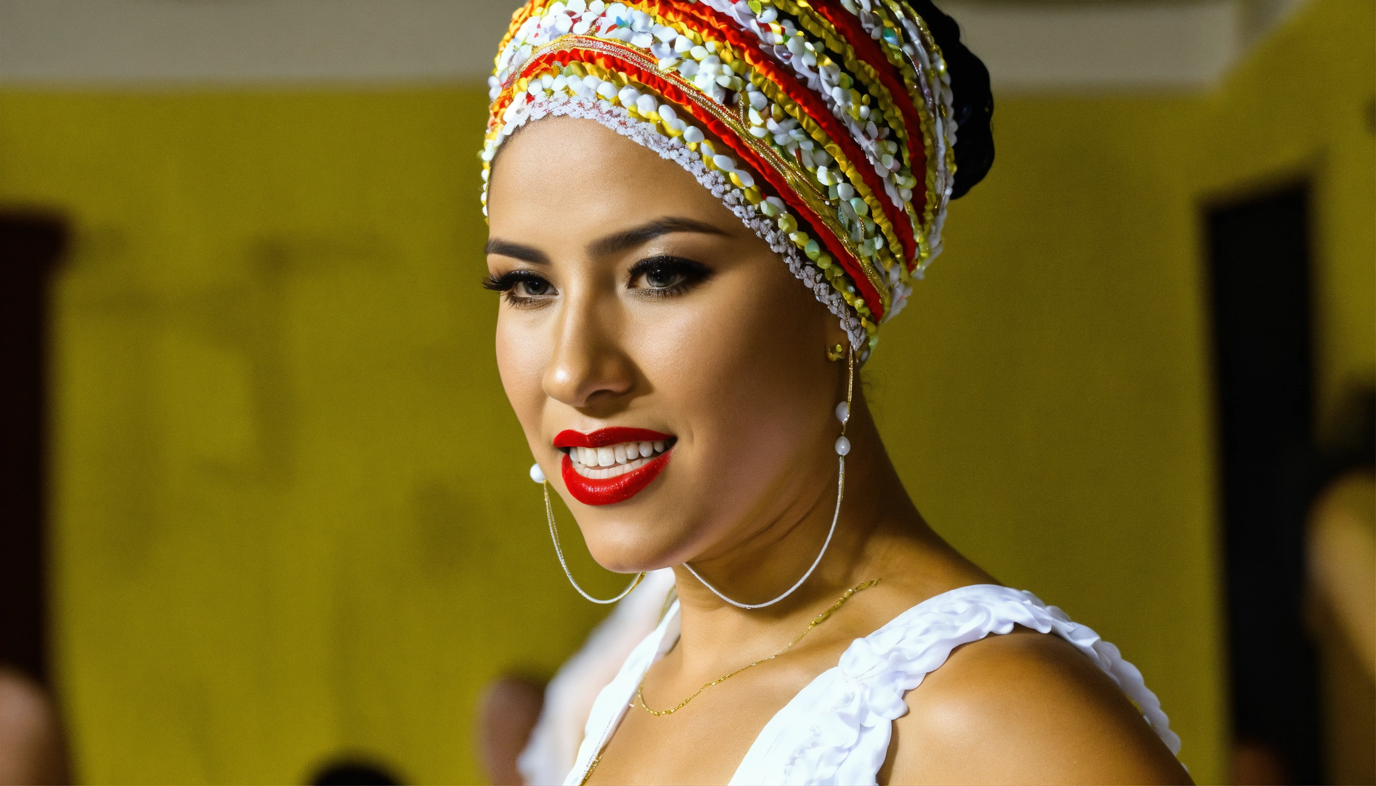 Lexica - Traditional salsa dancer from Puerto Rico. She is wearing ...