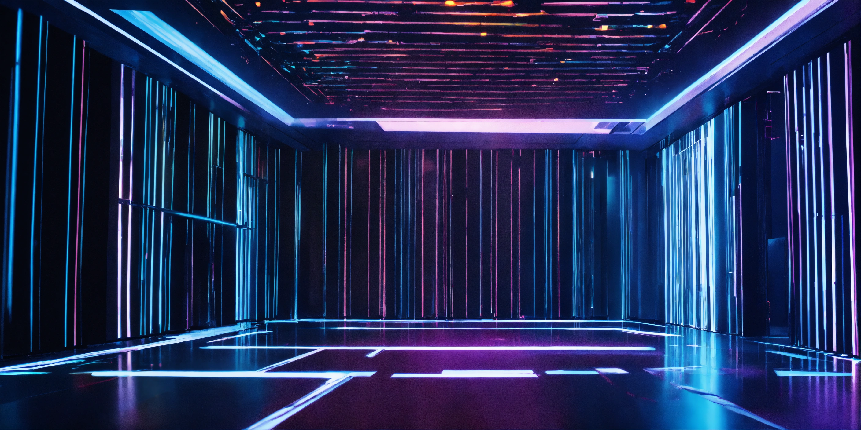 Lexica - Dark luxury room with upbeat music plays and a choreography of ...