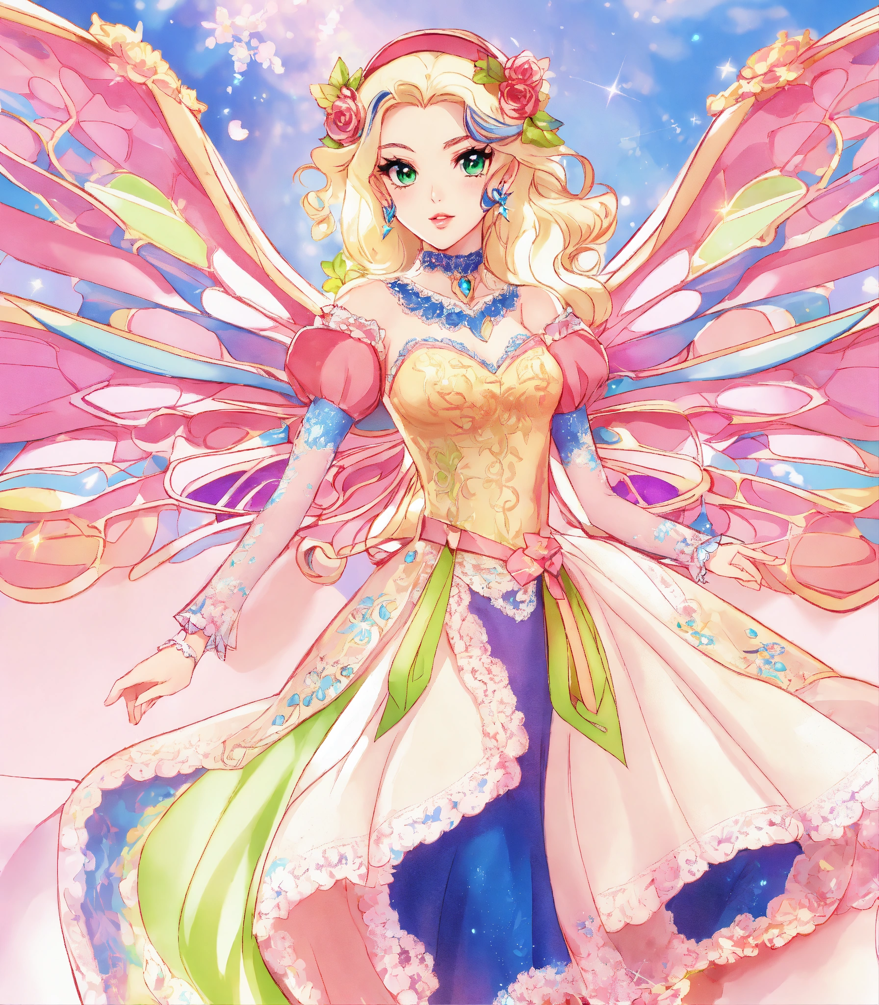 Lexica - Enchantix in Winx style enchantix art girl with long black ...