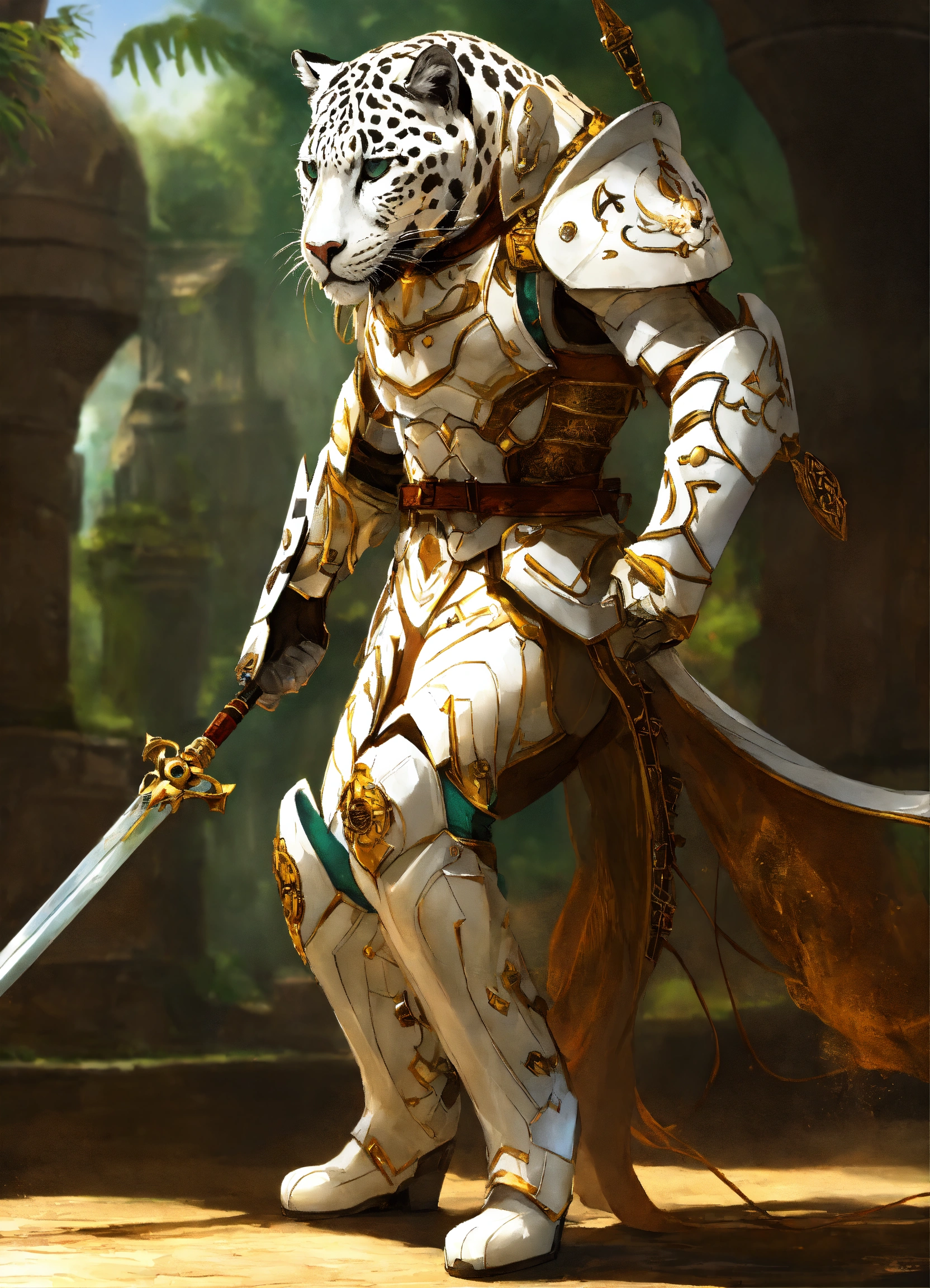 Lexica - Antho white jaguar, armor