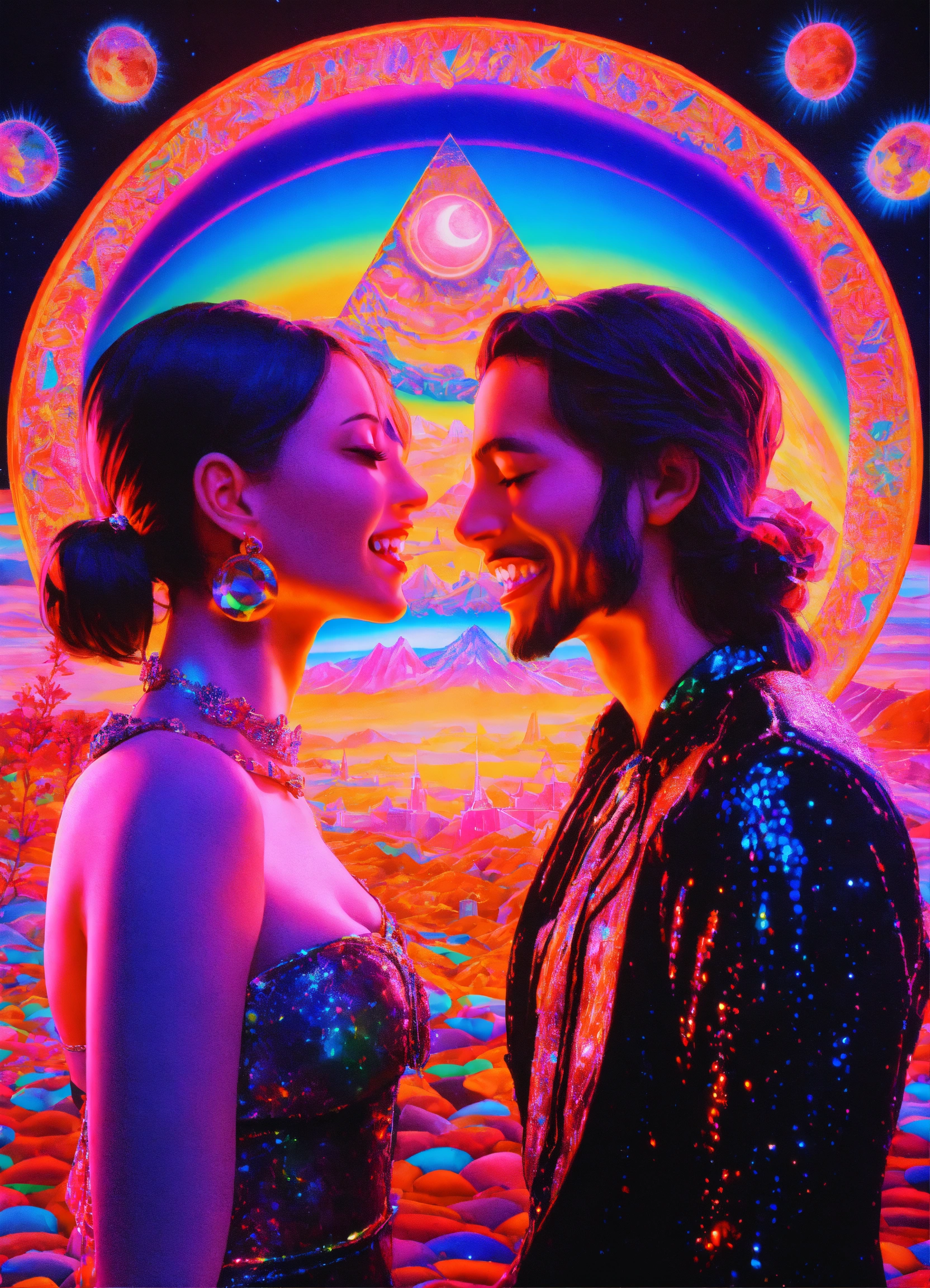 Lexica - Photorealistic 3D portrait of Gorgeous Goth emo Couple ...