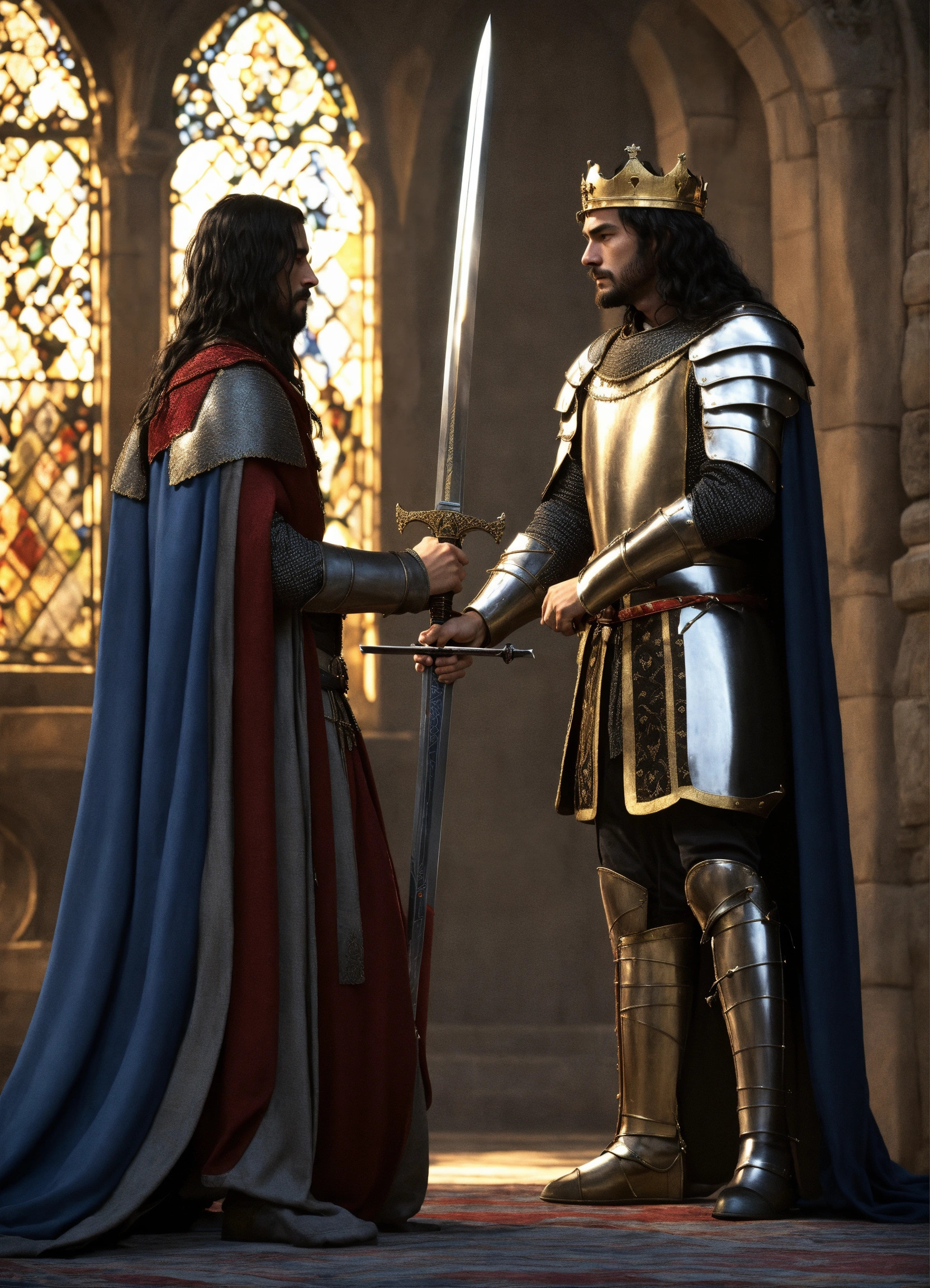 Lexica - In the medieval, the king is around 50 years old, standing ...