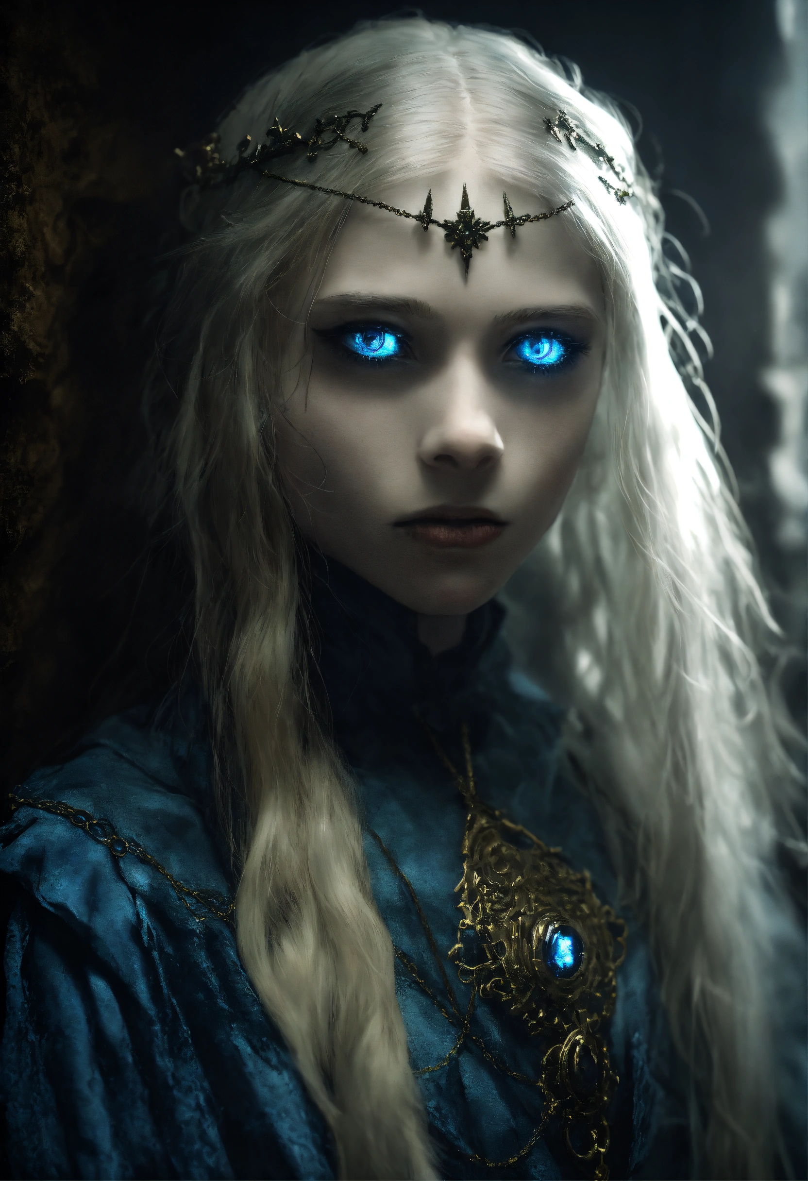 Lexica - Body portrait, twelve year old child goth girl necromancer ...