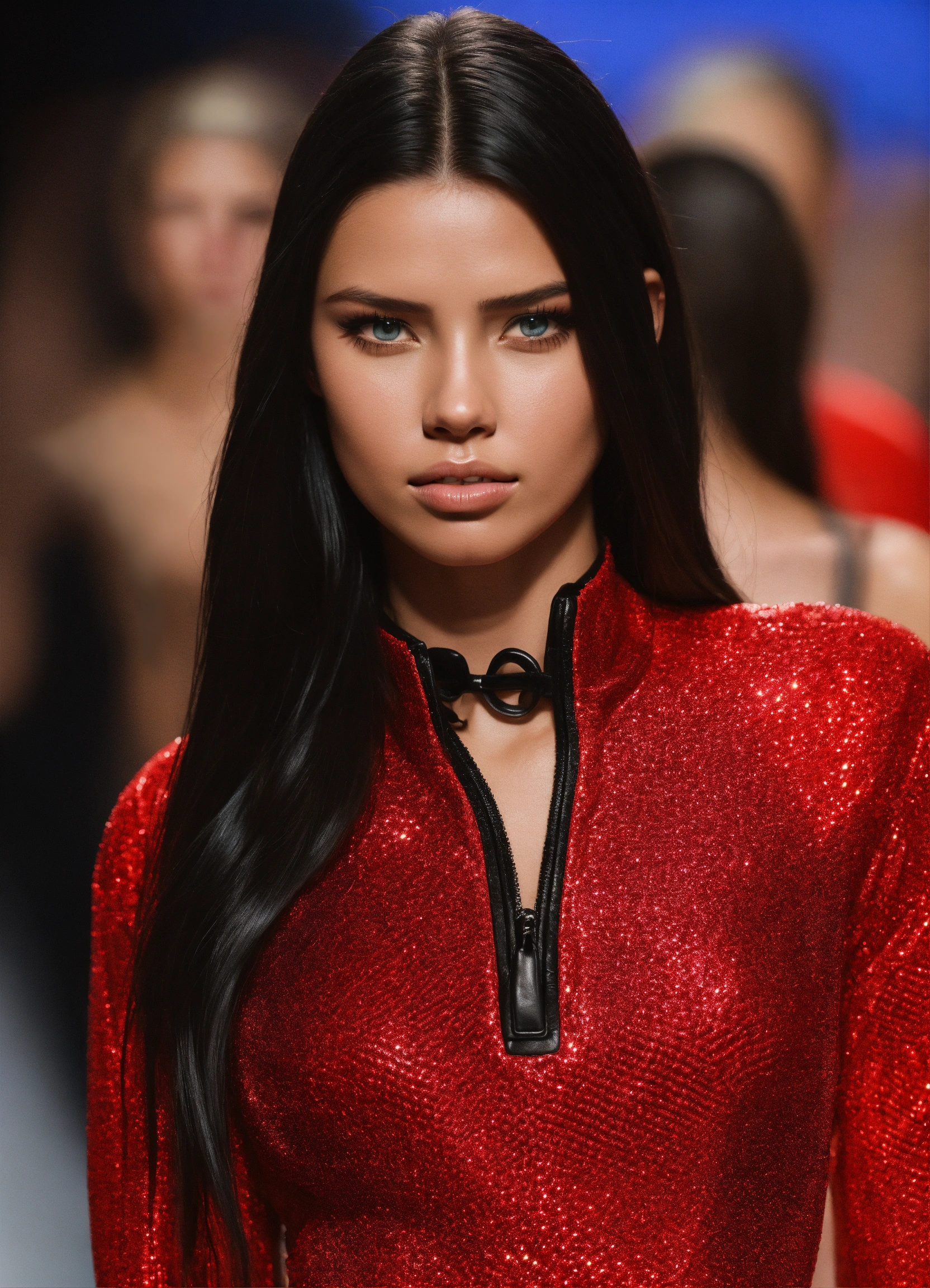 Lexica - Female 19 years old super model, looks like Adriana Lima, in ...