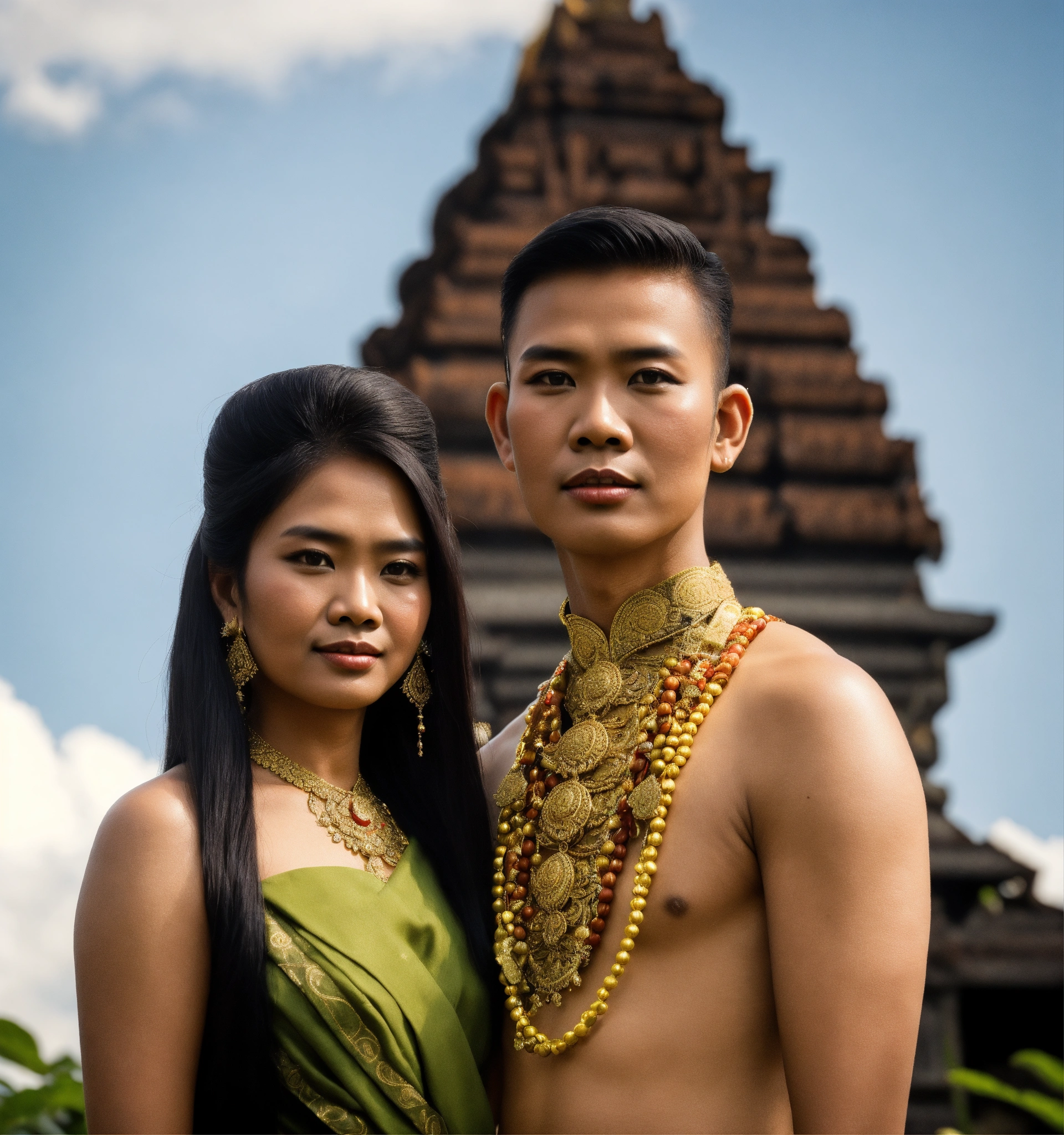 Lexica - Handsome Javanese majapahit king and beautiful majapahit queen