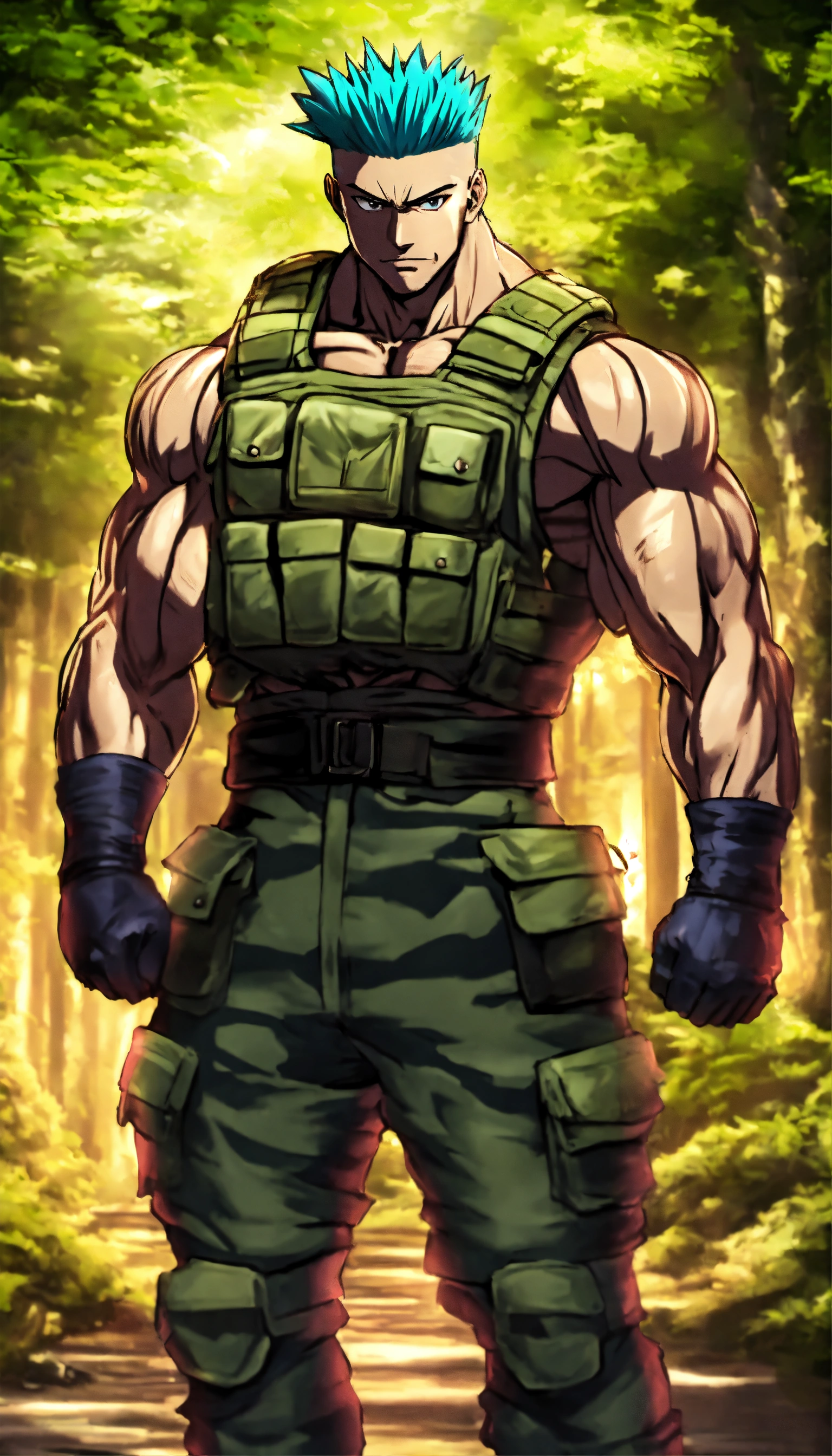 Lexica - Muscle Soldier guerilla in hunter x Hunter style