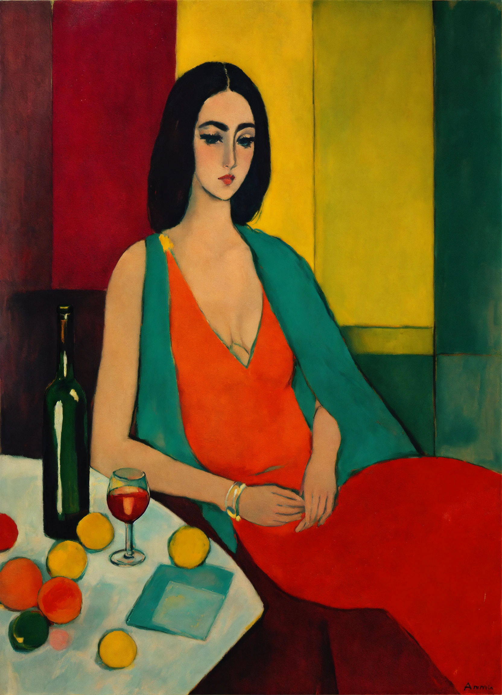 Lexica - Amrita Sher Gil, Henri Matisse, Carla Llanos, modern oil ...