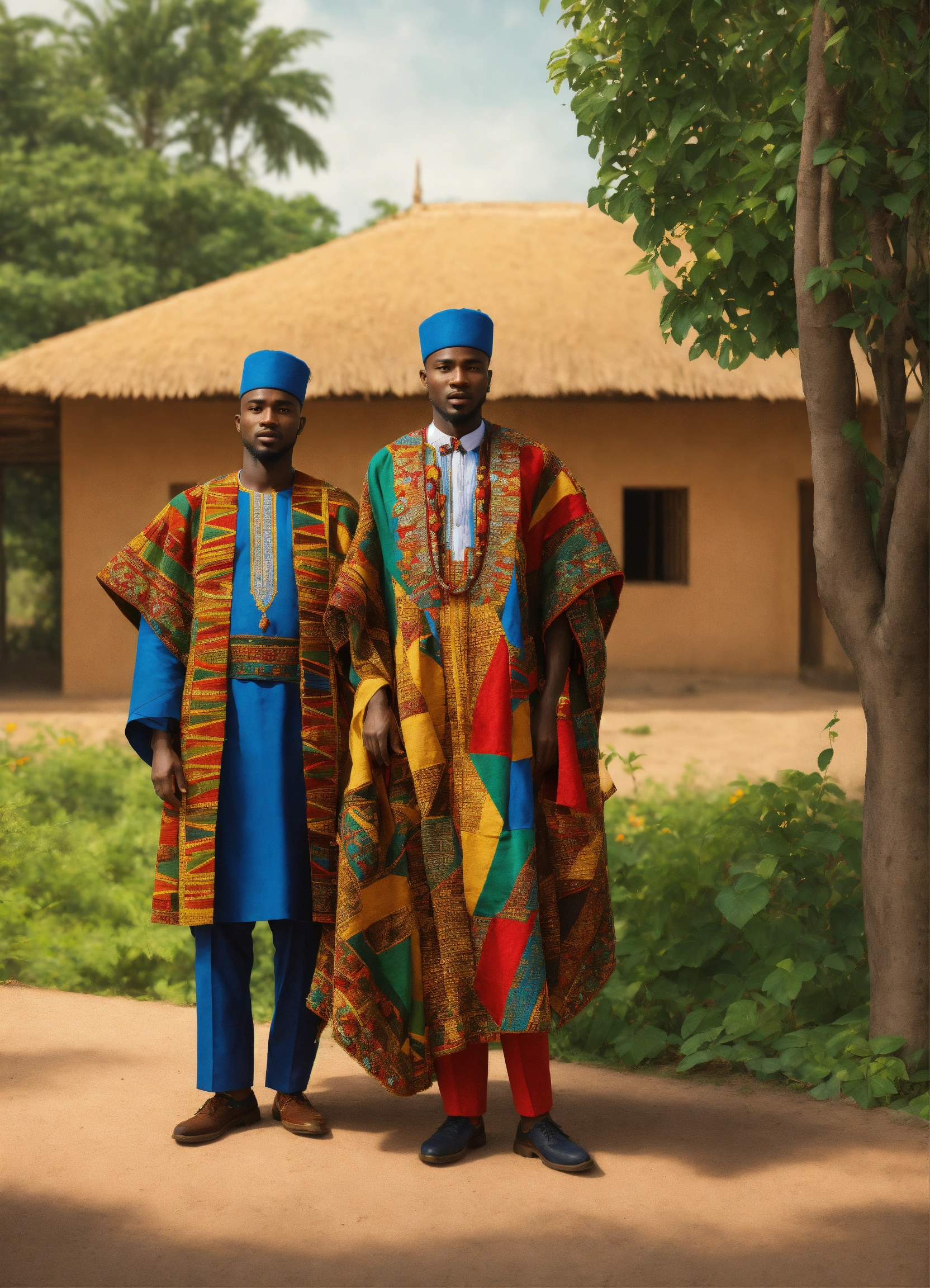 Lexica - ILLUSTRATE a good-looking Cameroonian man and woman with ...