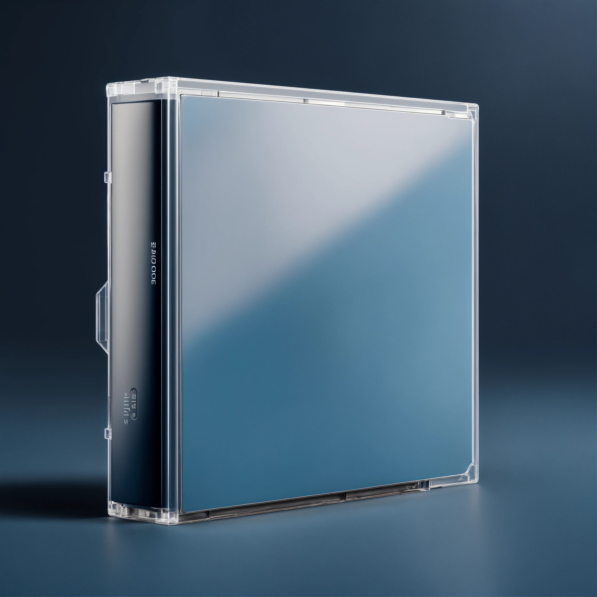 Lexica - (((FRONT VIEW))) full screen photorealistic compact disk case ...