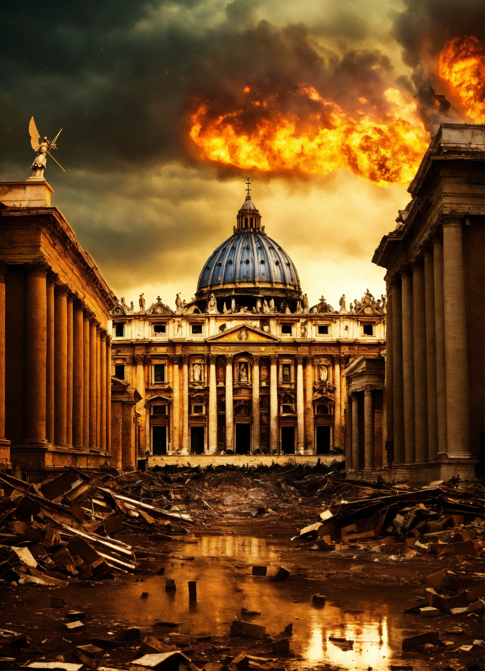 Lexica - Destroyed vatican after the alien attack