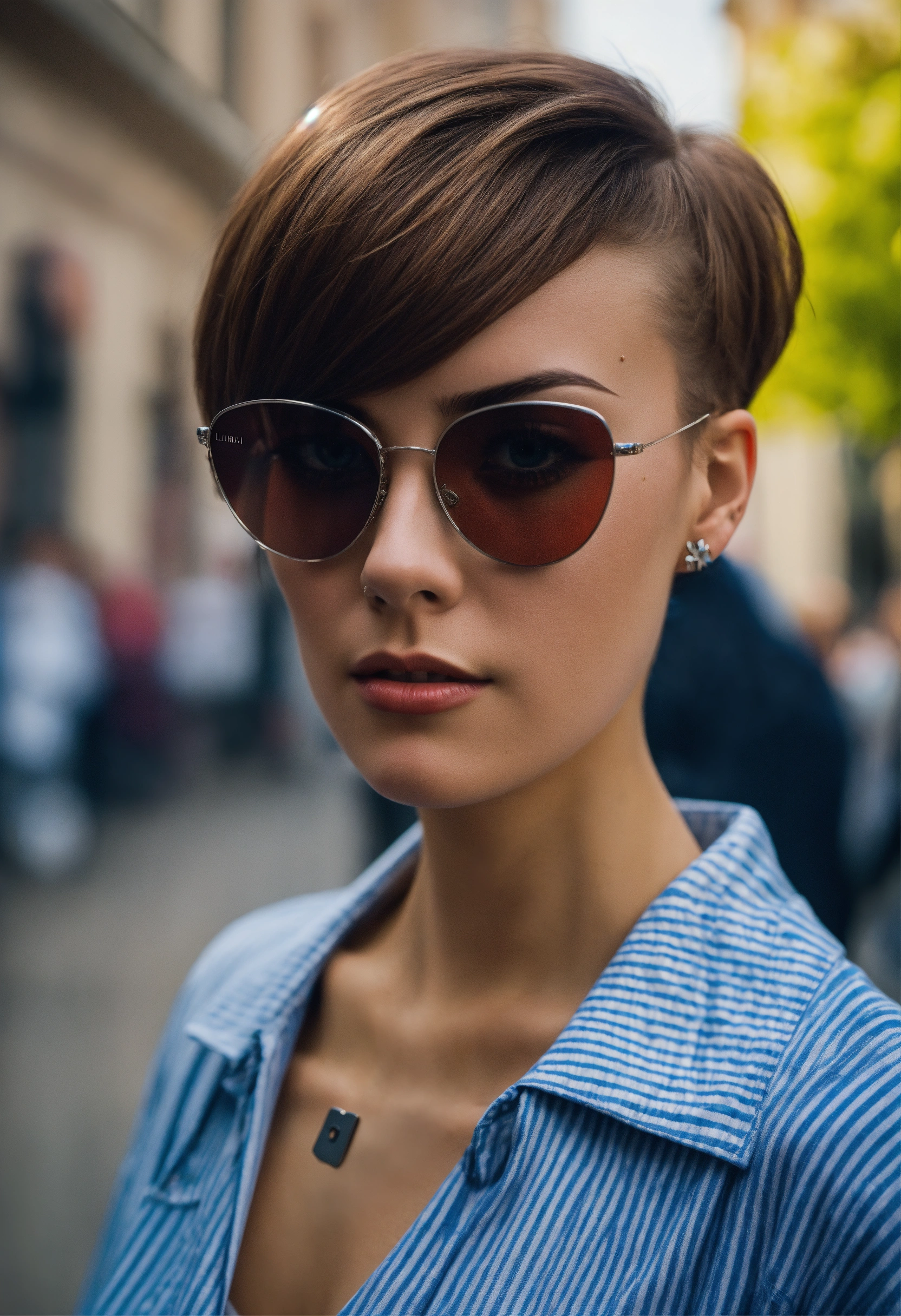 Lexica - Haircut for ukranian woman, in the style of street-inspired ...