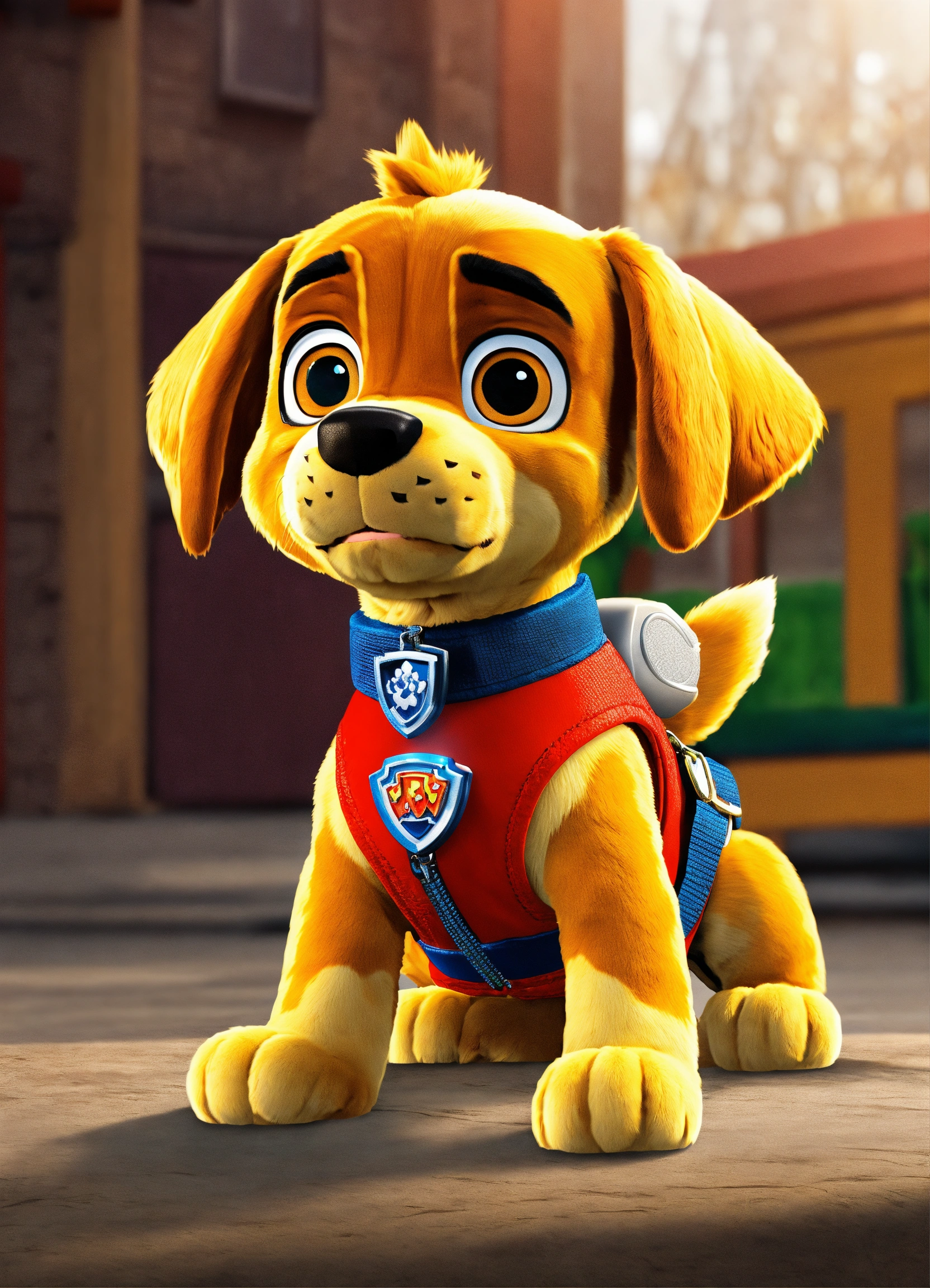 Lexica - Paw patrol dog as real dogs