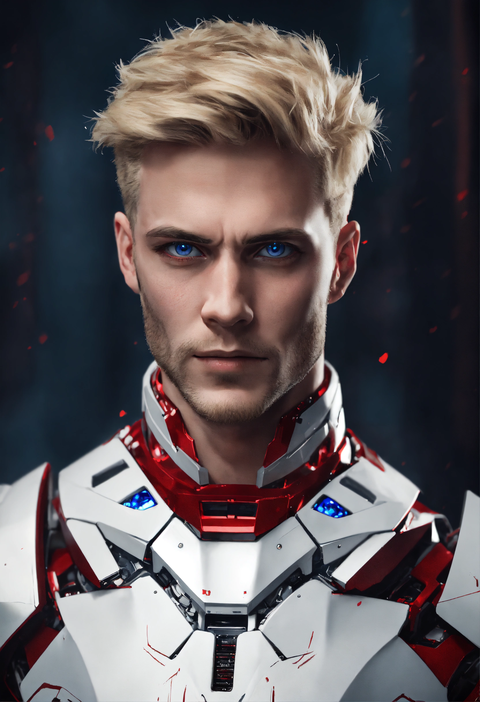 Lexica - A realistic photo of scary 30 years old scary man with deep ...