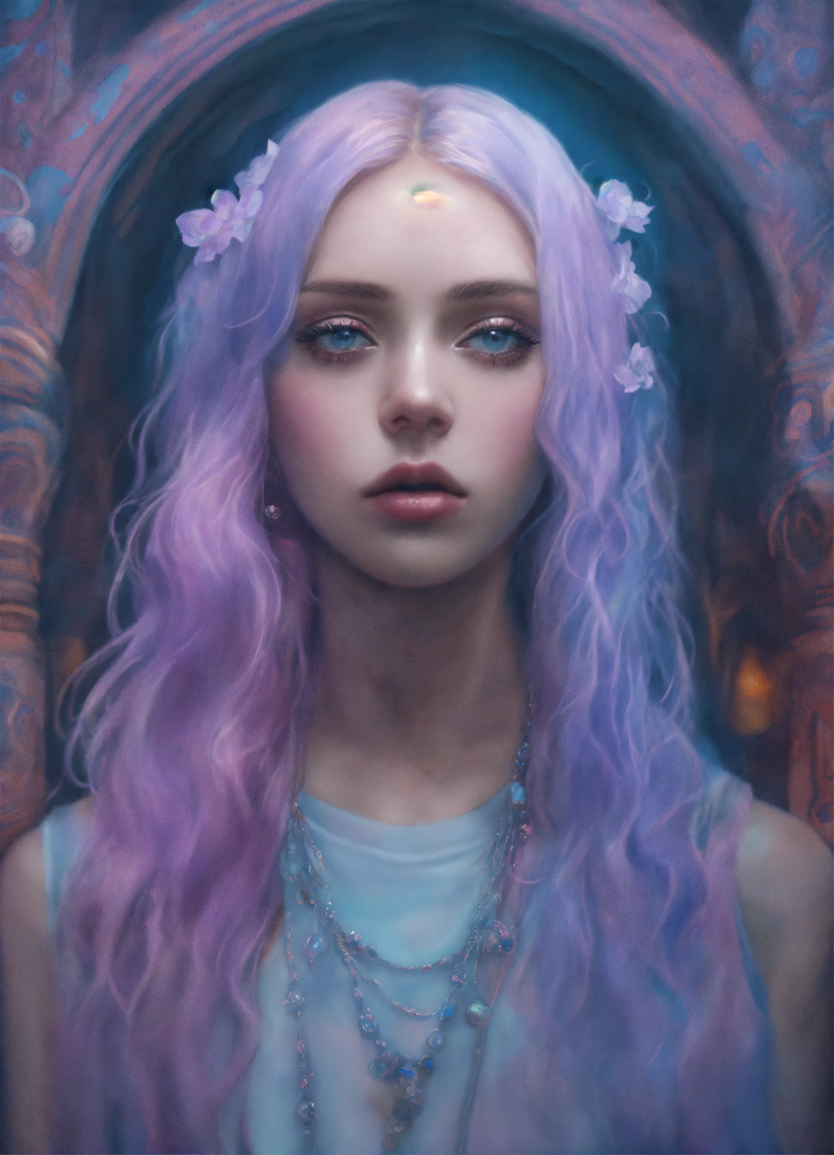 Lexica - I’m Photorealistic pastel Ghost portrait of A gothic grunge ...