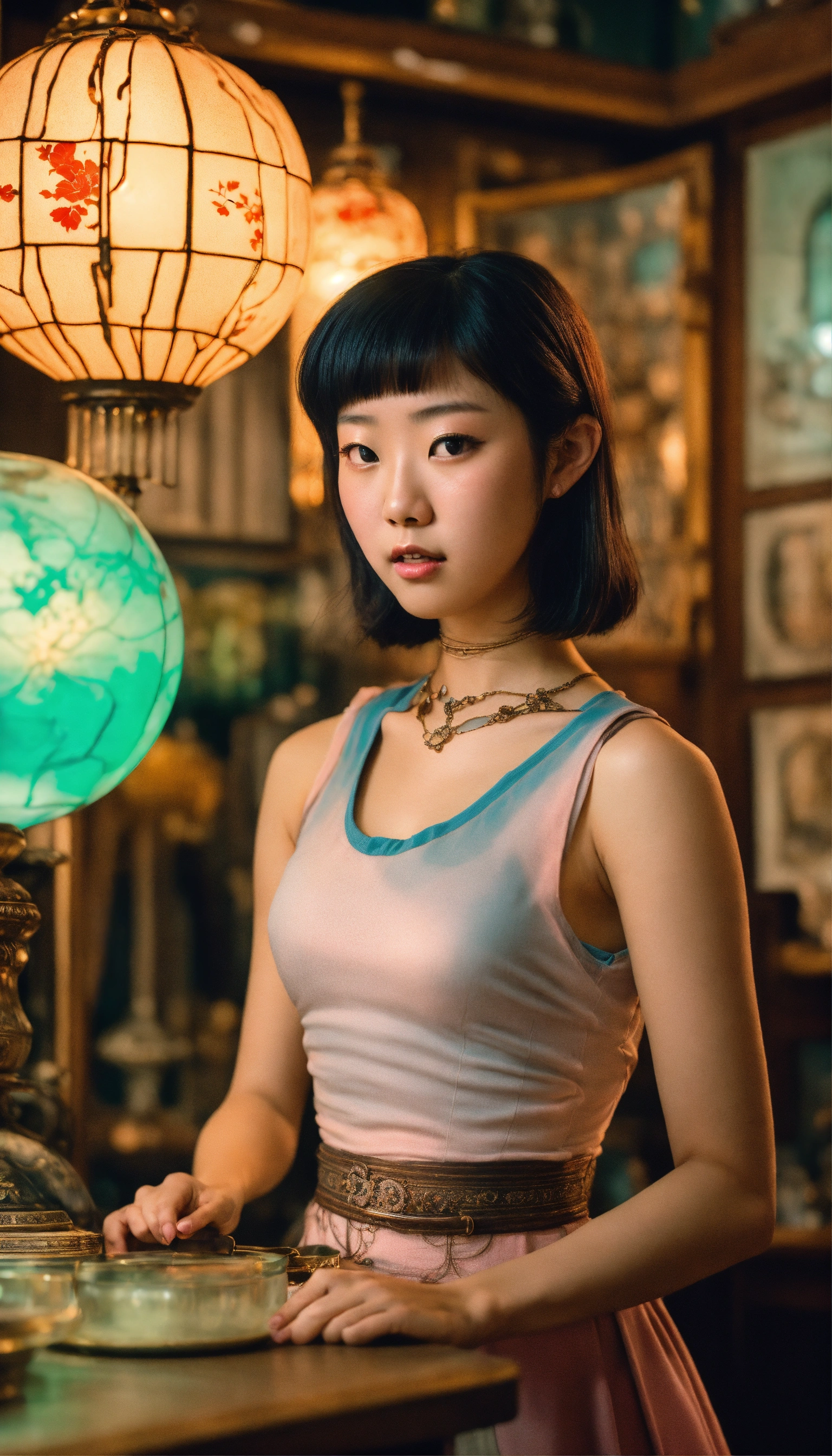 Lexica - A hyper-realistic photograph of "Within a Medieval parlor, a ...