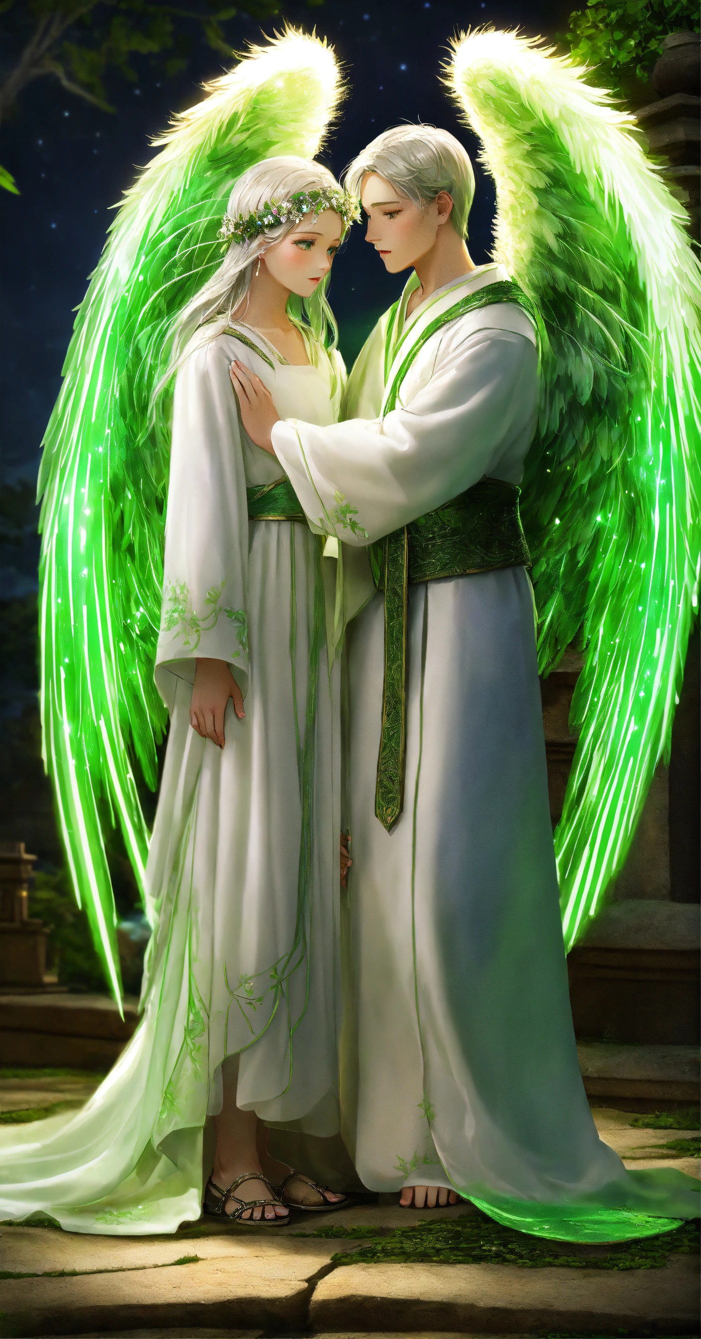 Lexica - 2Guardian Angels, one is a boy and the other angel is a 7-year ...