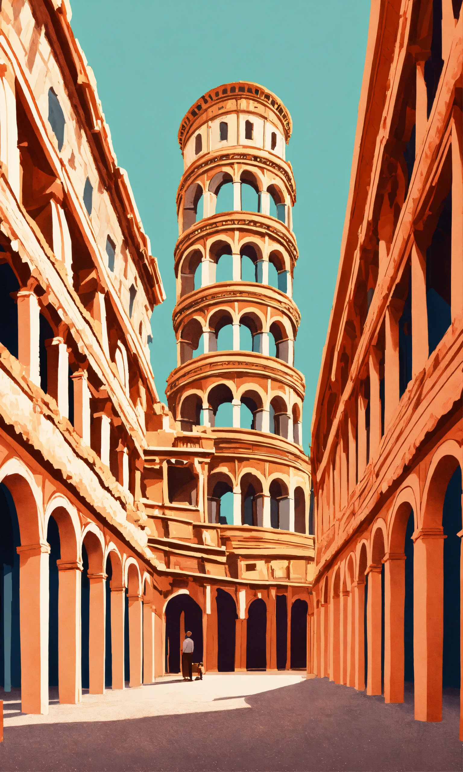 Lexica - Create a hyper-realistic image of Colosseum in the unique and ...