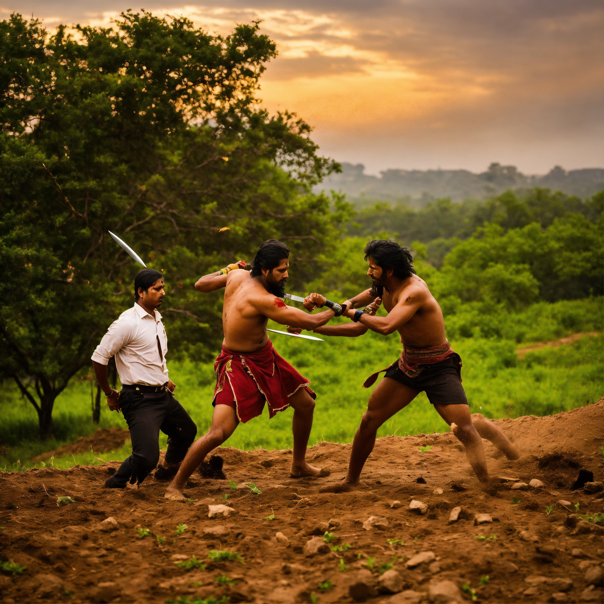 Lexica - Indian knife fight in ground