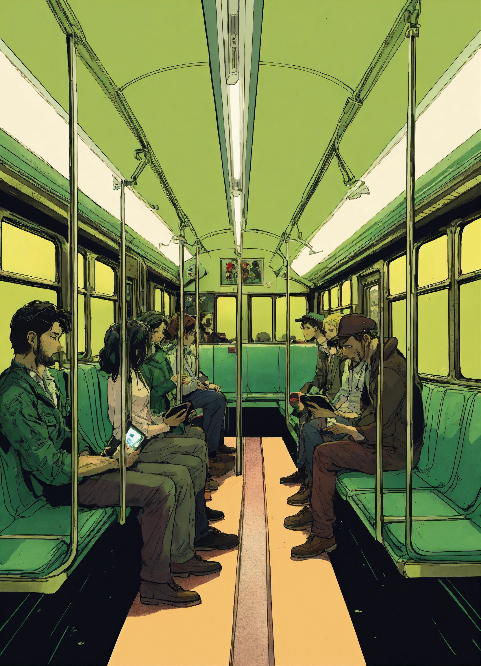 Lexica - Develop a comic cartoon poster that captures a moment in a ...