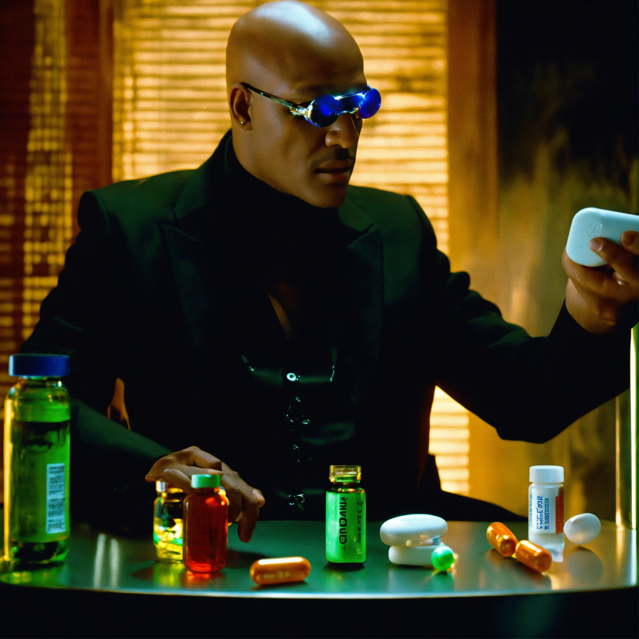 Lexica - Morpheus offers Neo a pill
