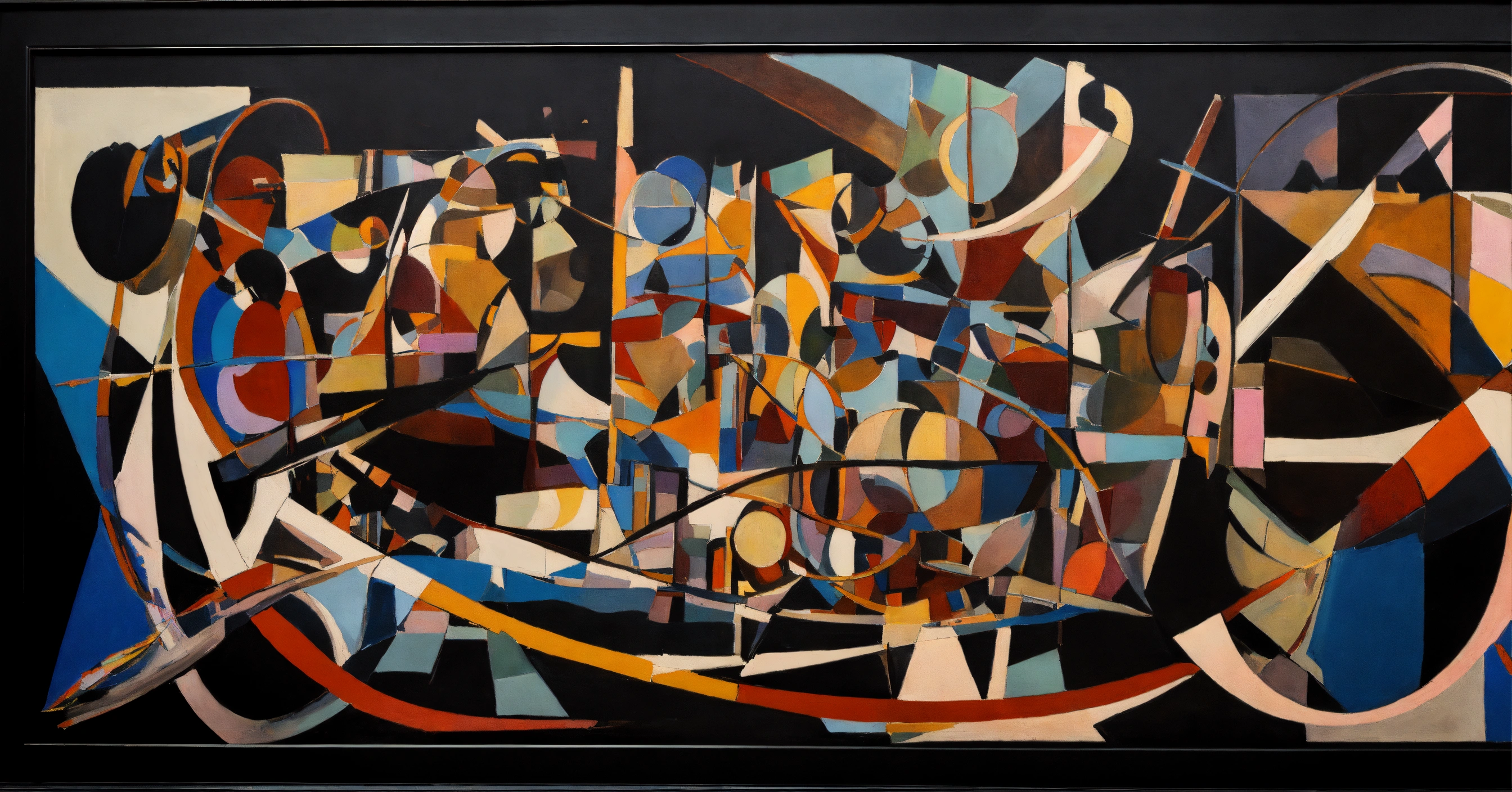 Lexica - Henry Taylor (artist) crazy geometric abstract expressionism ...