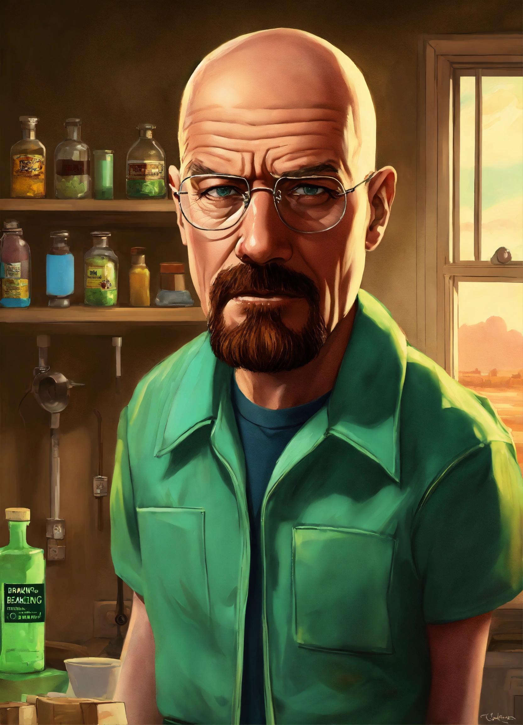 Lexica - Breaking bad in the style of a Pixar film. more realism