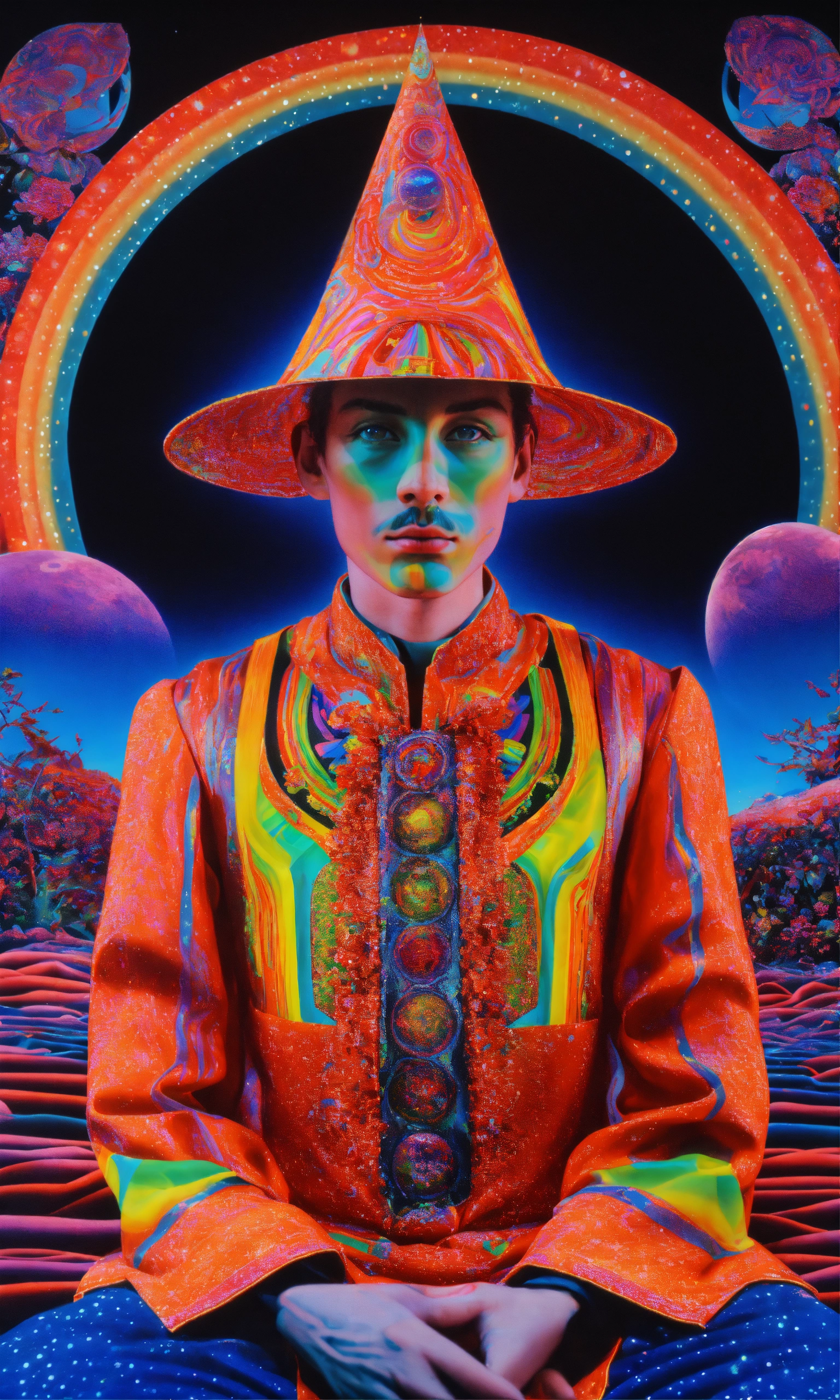 Lexica - Photorealistic 3D portrait of folk costume, of cosmic Alex ...